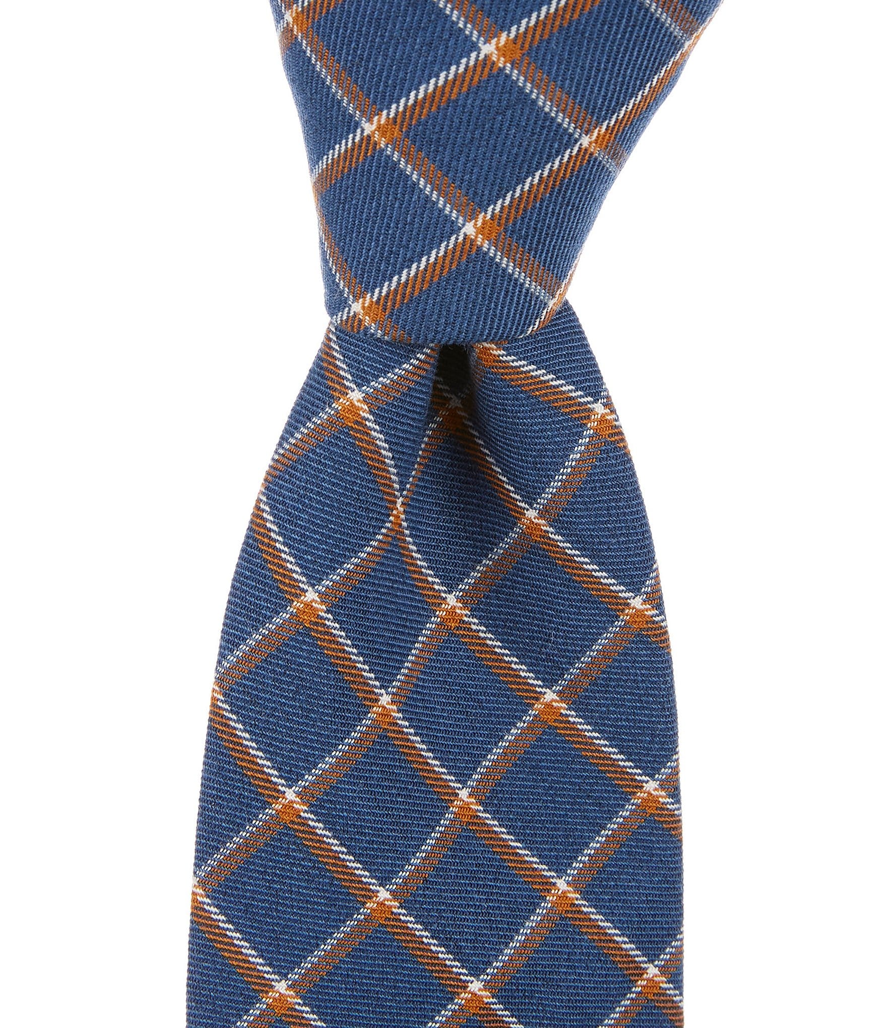 Original Penguin Thomas Grid 2 1/2" Cotton/Wool Tie | Dillard's