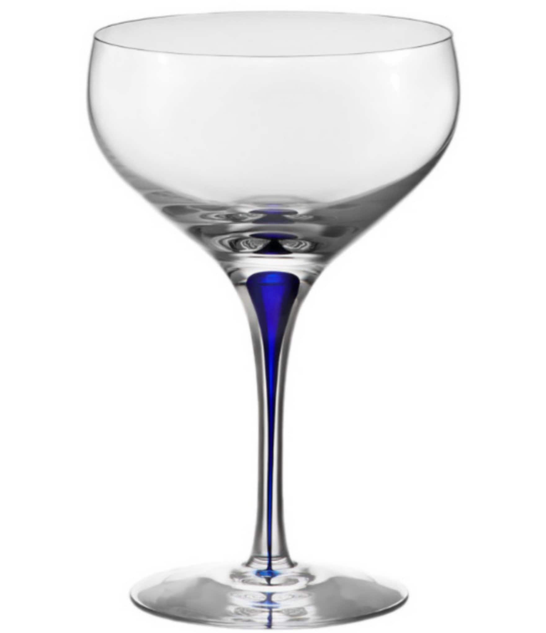 Orrefors Intermezzo Blue Coupe Glass | Dillard's