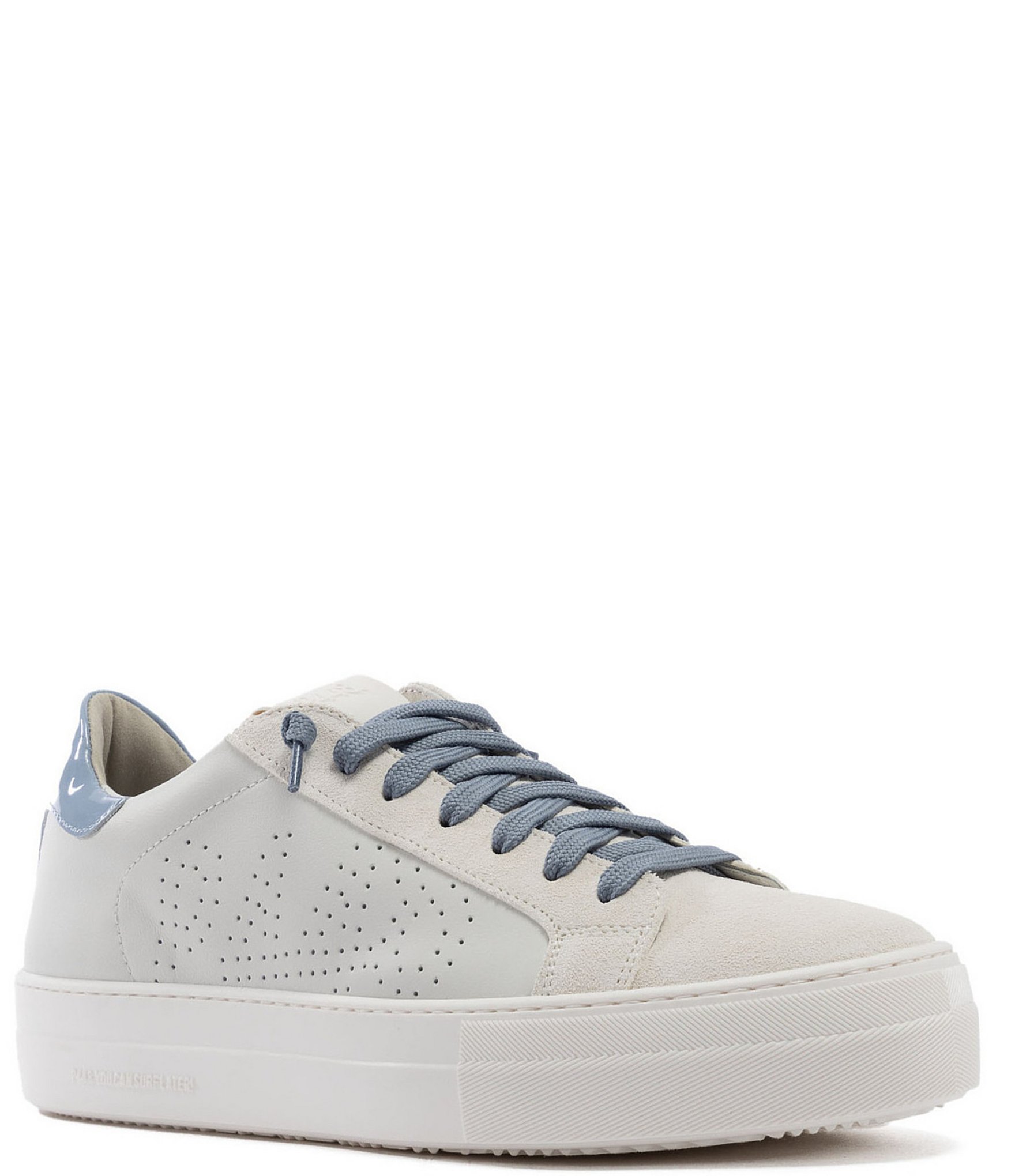 P448 Thea Leather Platform Sneakers | Dillard's