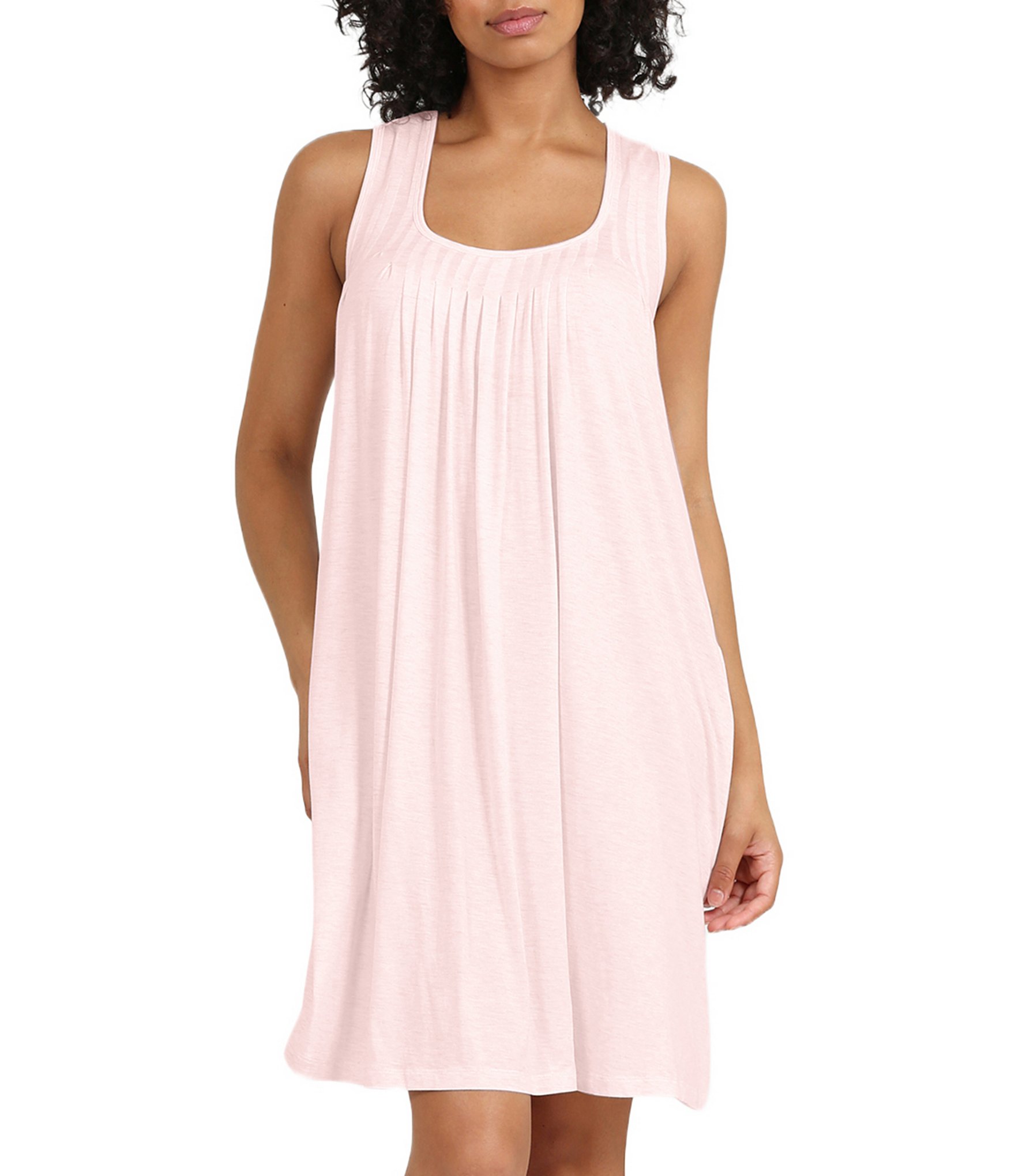 Papinelle Solid Pleated Modal Nightgown | Dillard's