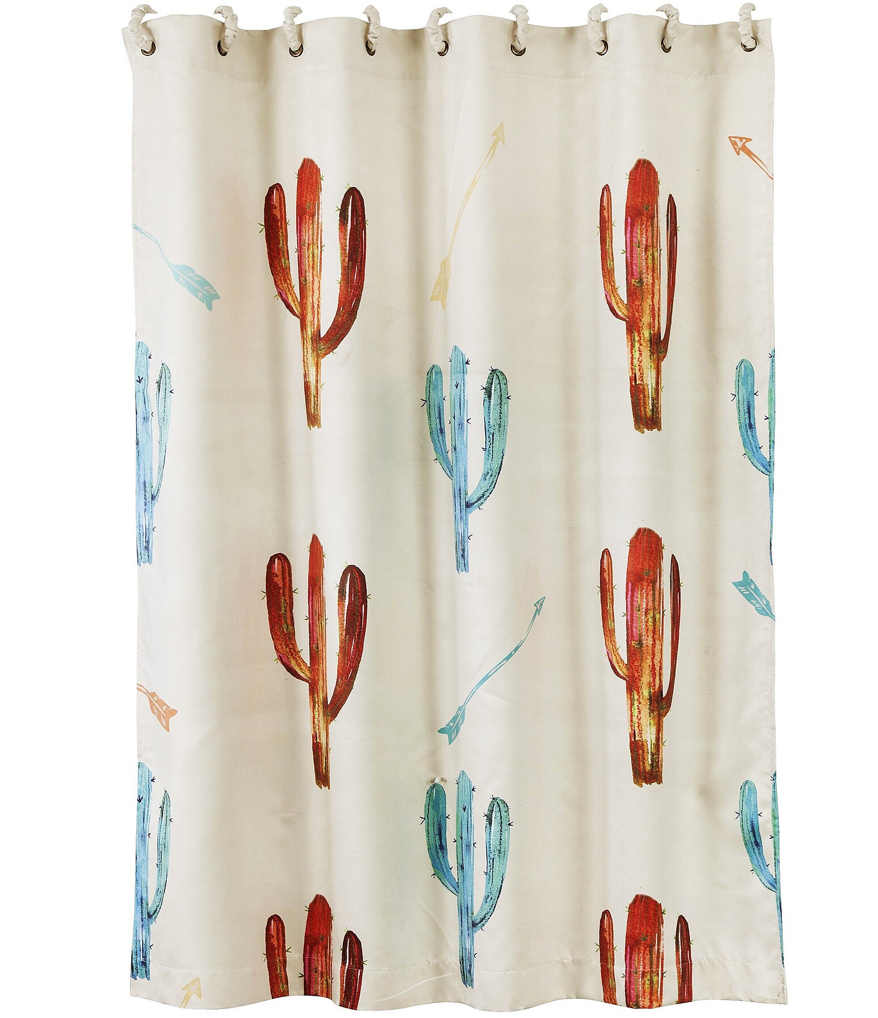 Paseo Road by HiEnd Accents Cactus & Arrow Shower Curtain | Dillard's Paseo Road by HiEnd Accents Cactus & Arrow Shower Curtain | Dillard's