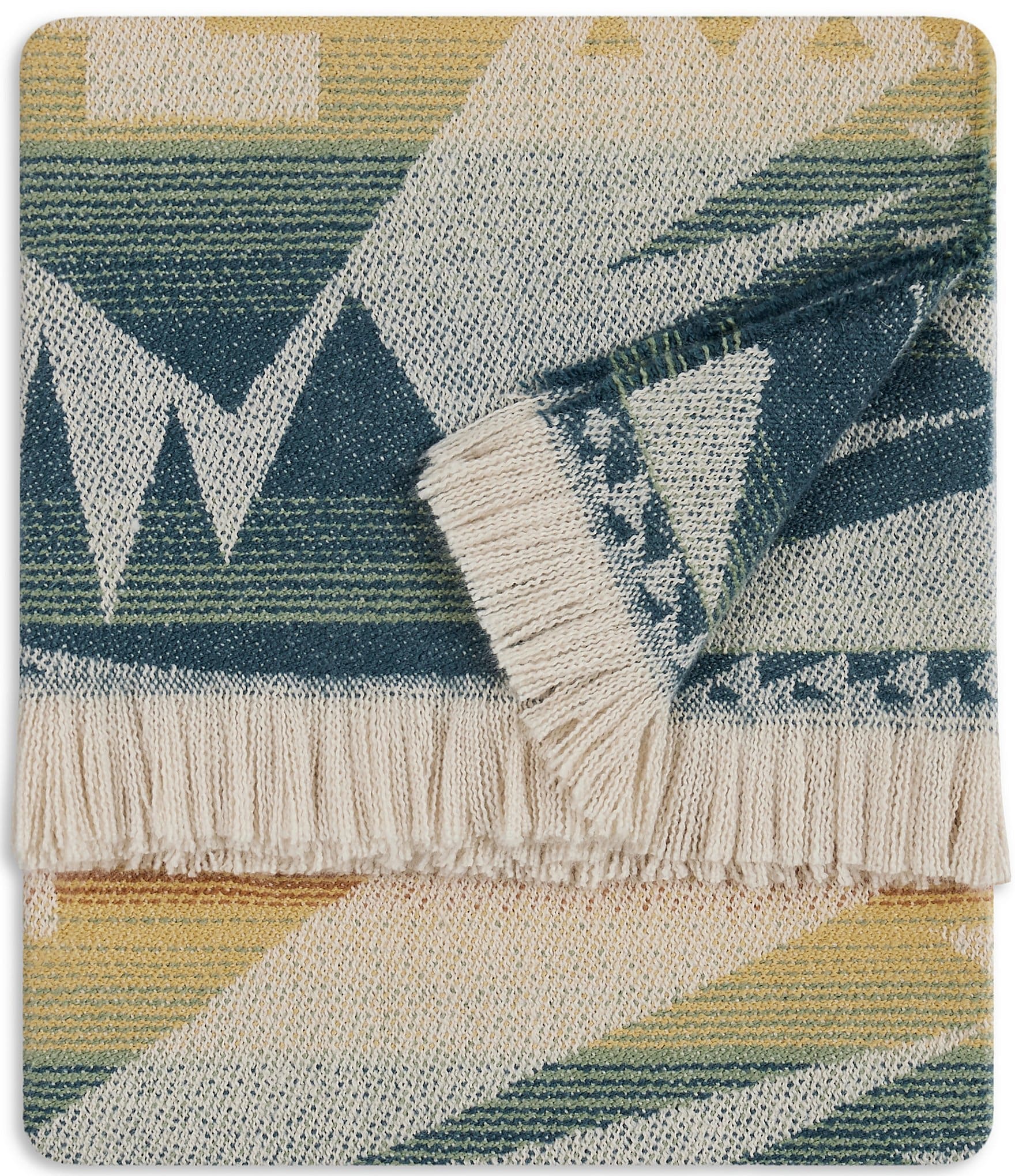 Pendleton Mystic Lake Fringed Throw Blanket | Dillard's