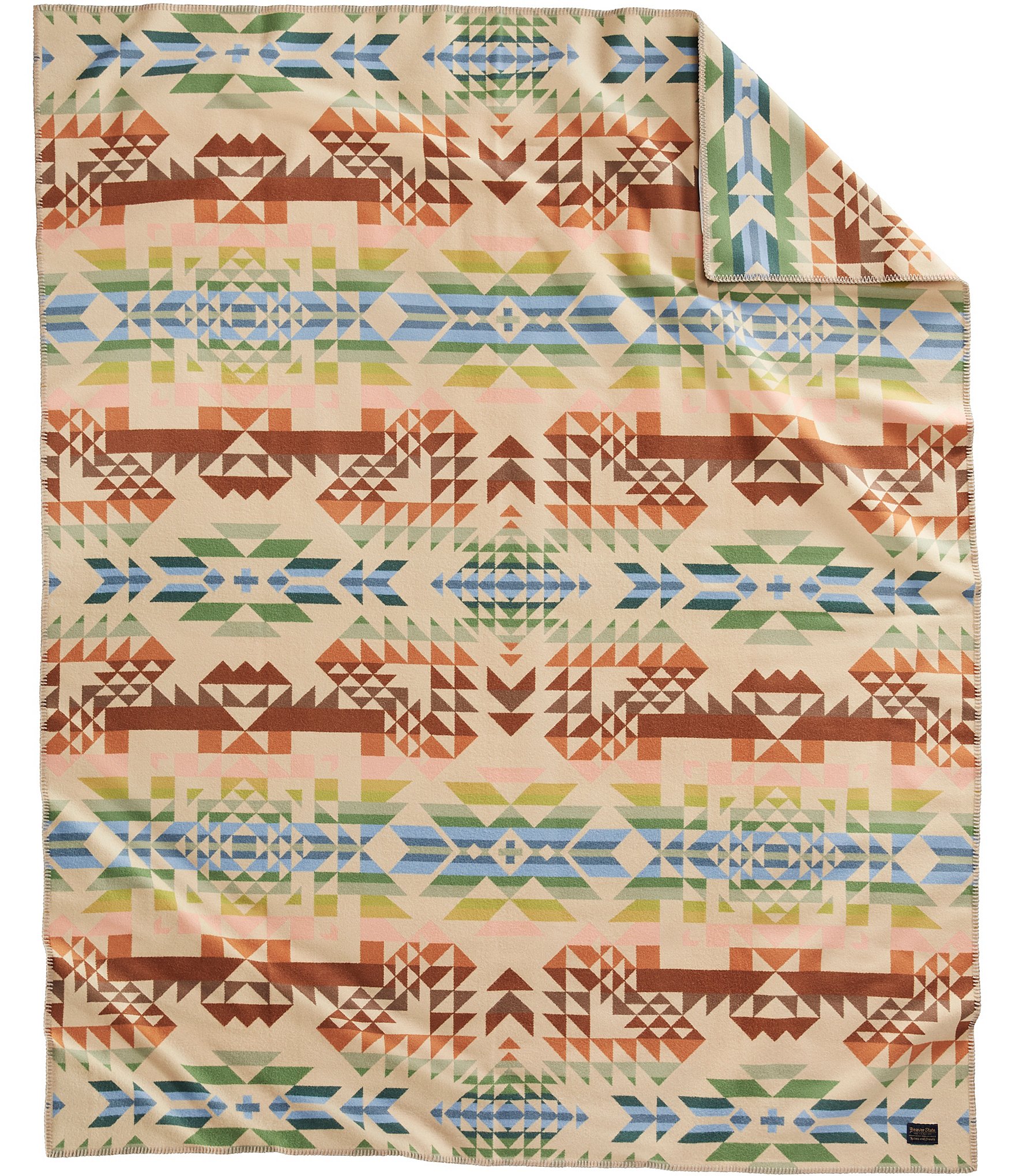 Pendleton Opal Springs Wool & Cotton Blanket | Dillard's