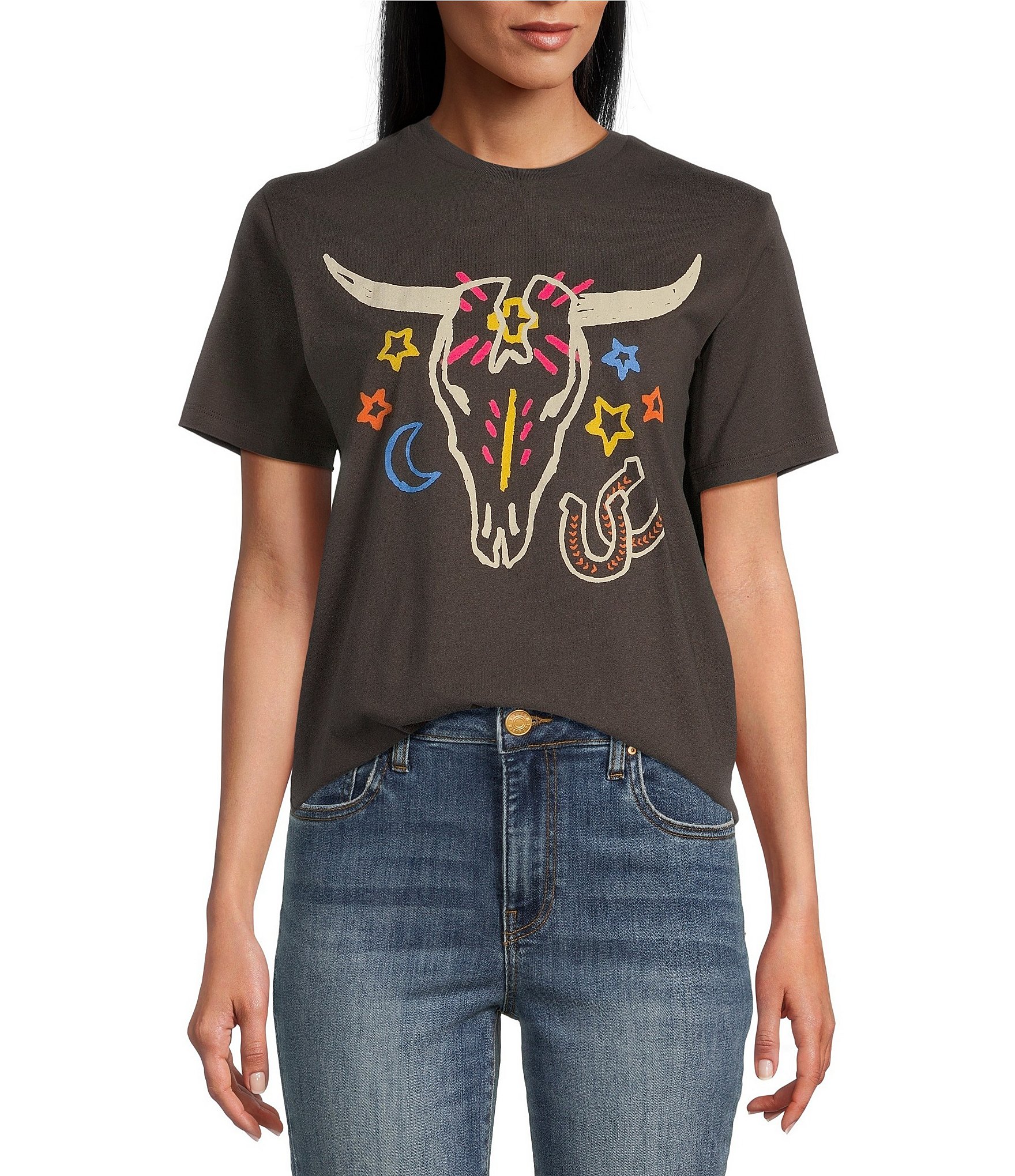 Pendleton Western Skull Graphic Tee | Dillard's