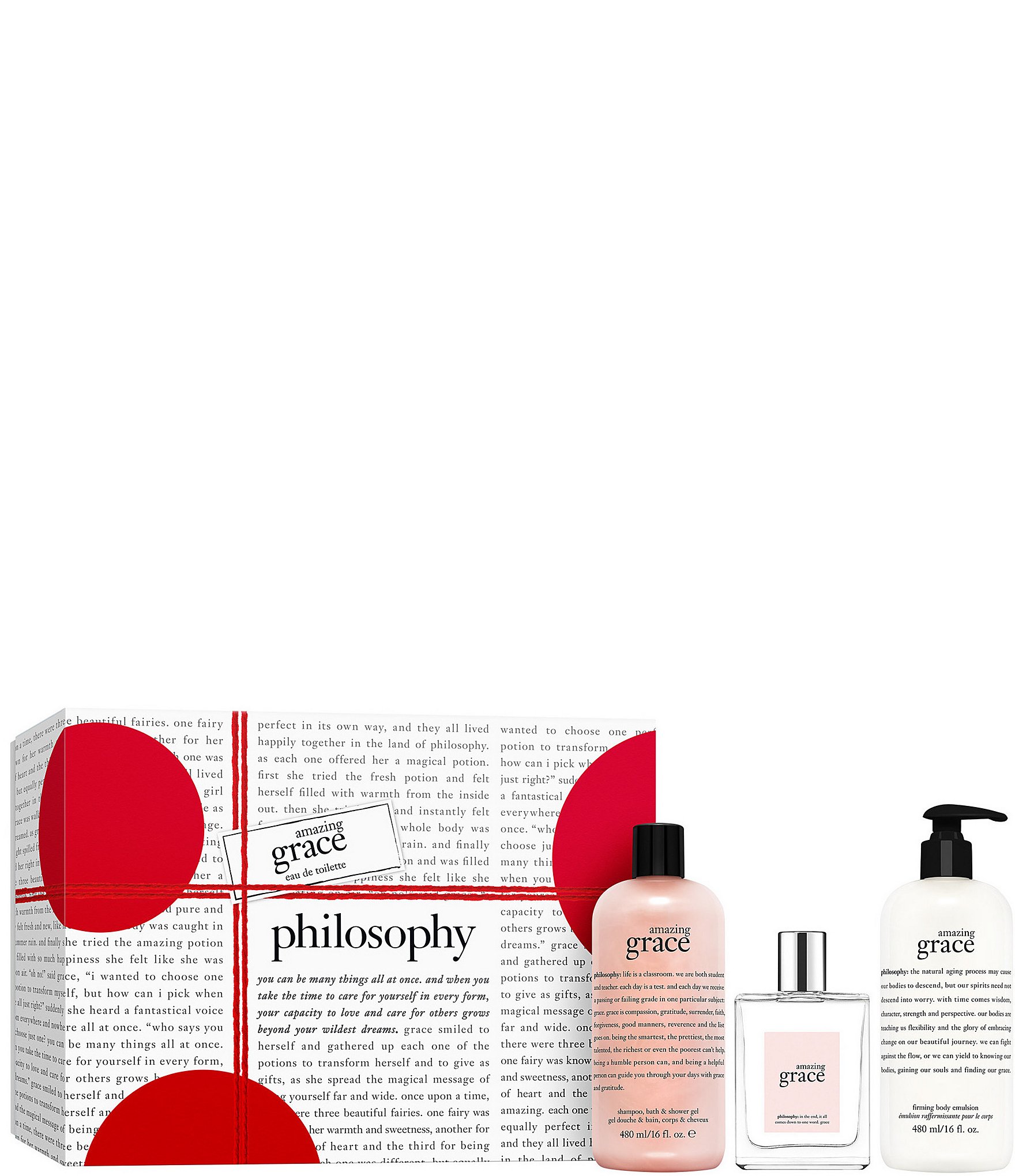 Philosophy 3 Pc Amazing Grace Eau De Toilette Jumbo Holiday T Set