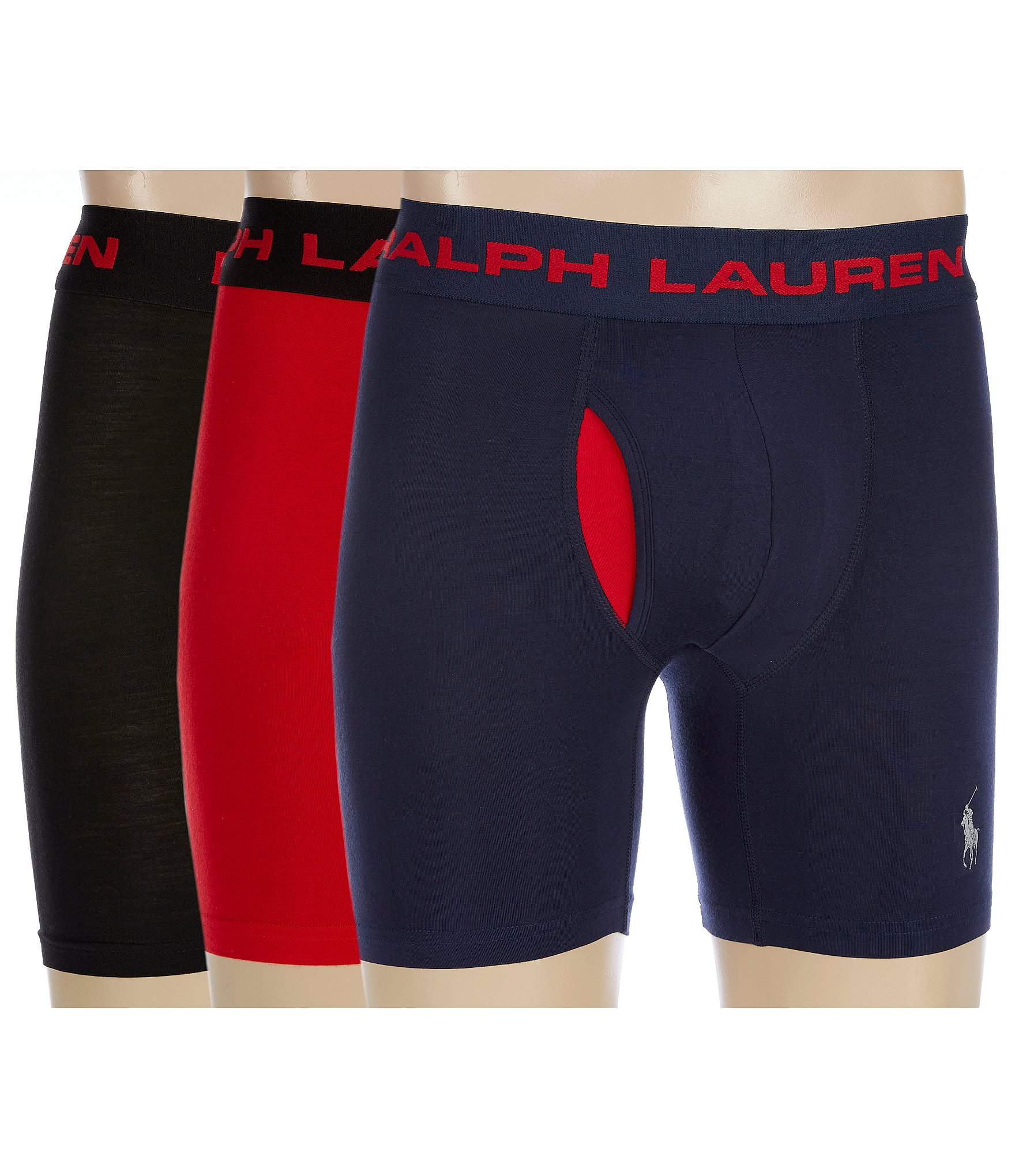 Polo Ralph Lauren Assorted Performance Boxer Briefs 3-Pack | Dillard's