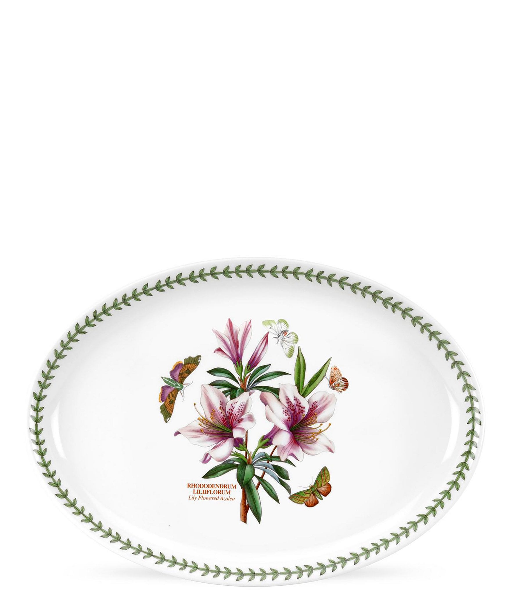 Portmeirion Botanic Garden Lily Flowered Azalea Platter/Oval Serving ...