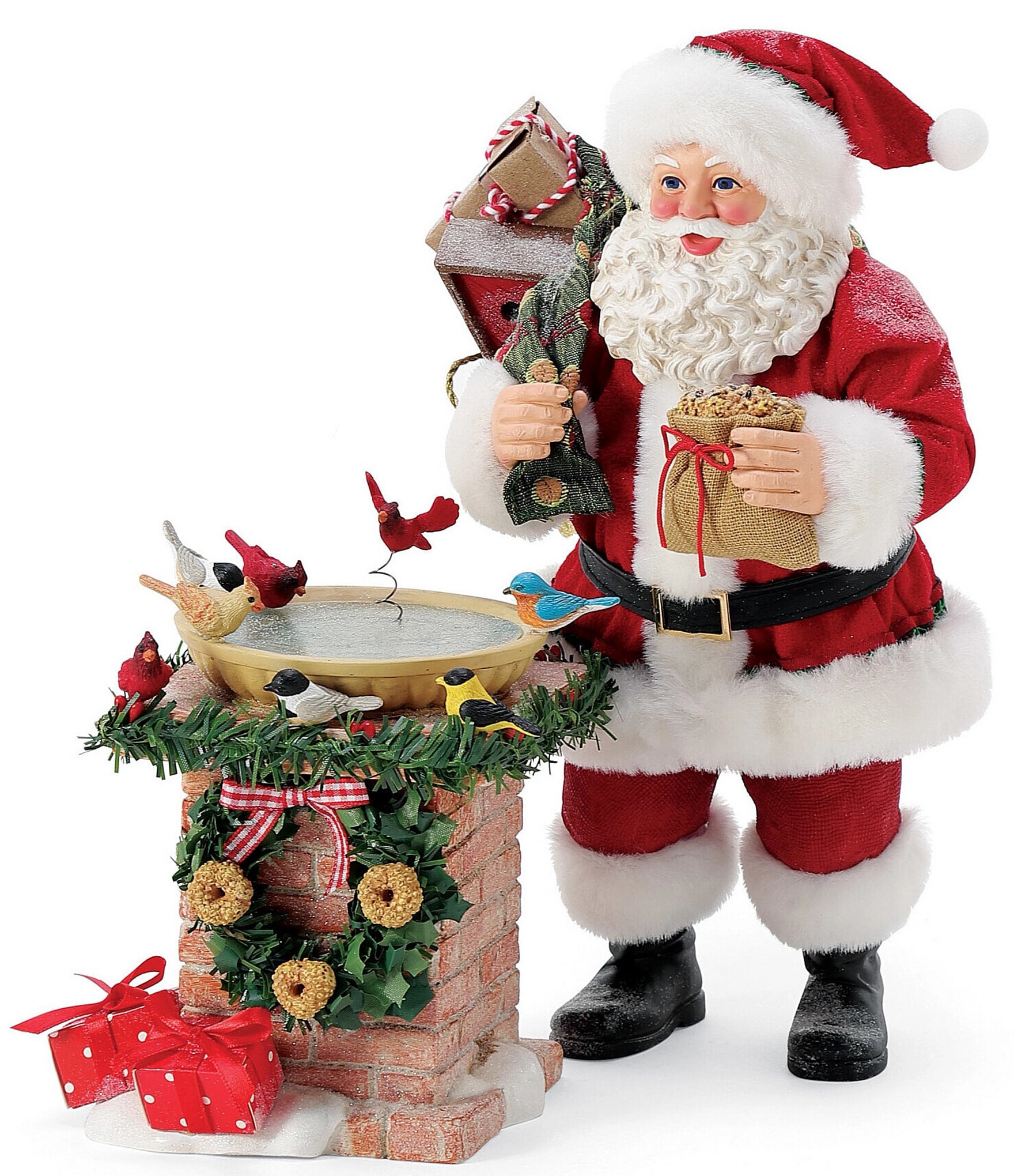 Possible Dreams Santa Bird Bath Figurine | Dillard's