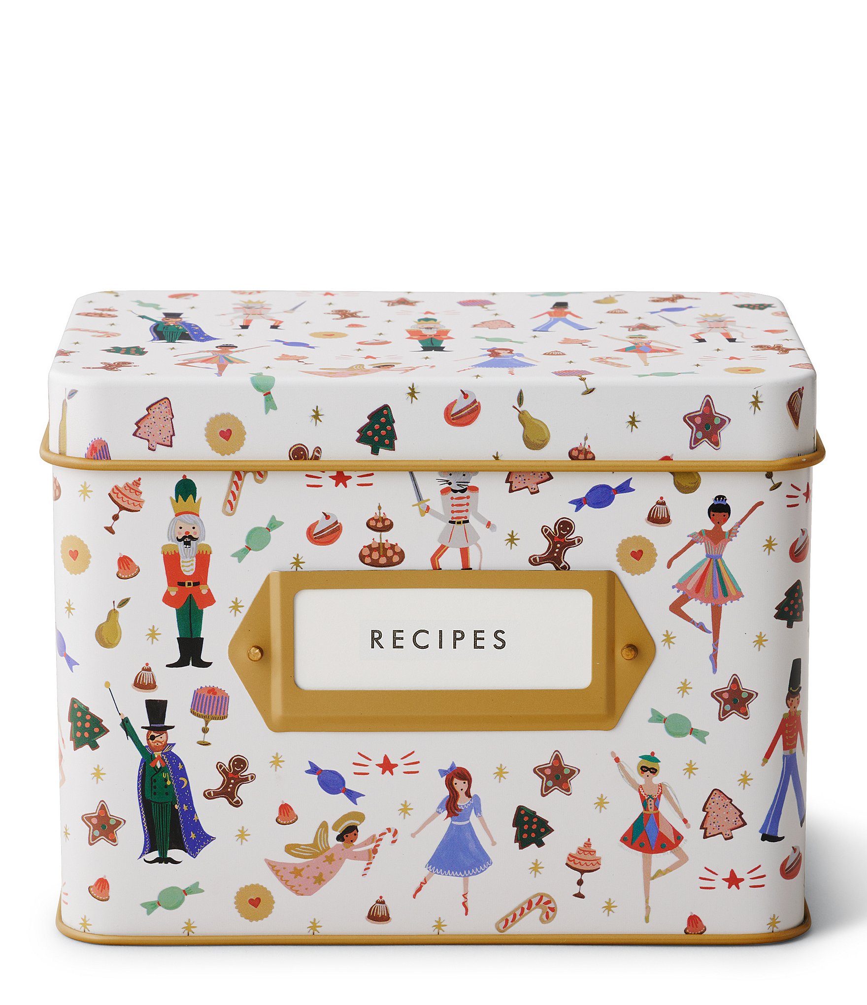 Rifle Paper Co. Holiday Nutcracker Sweets Recipe Tin | Dillard's