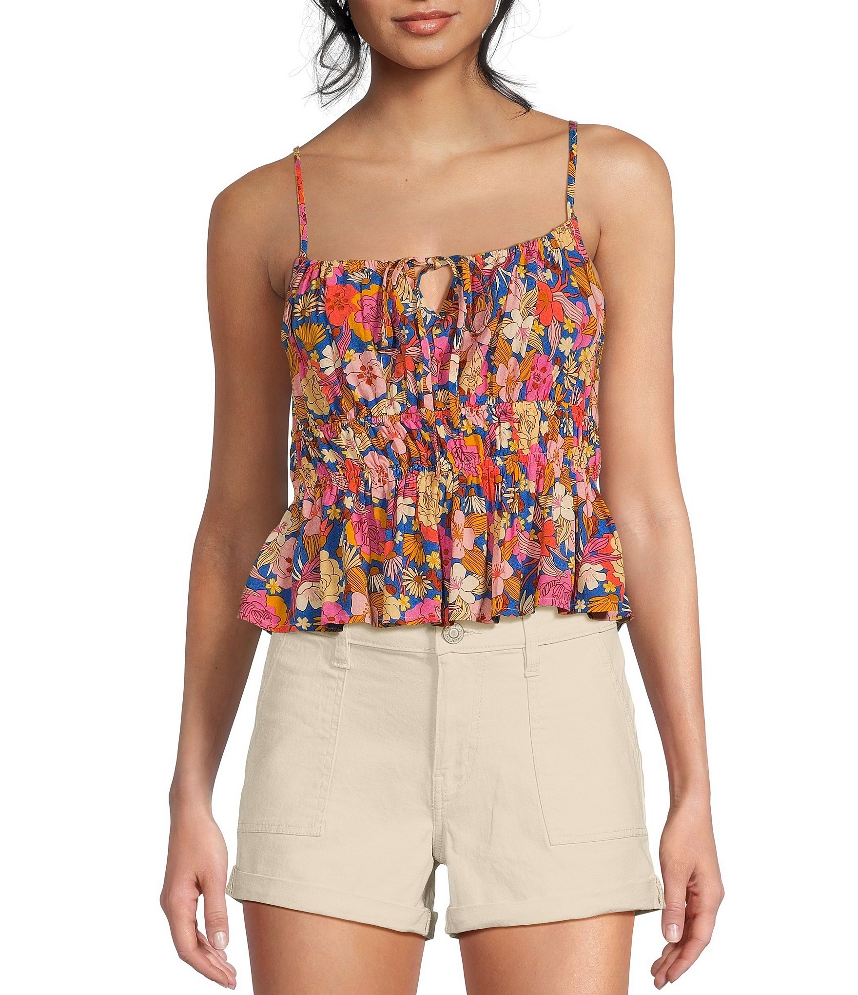 Rip Curl Kamari Printed Cami Tank Top | Dillard's