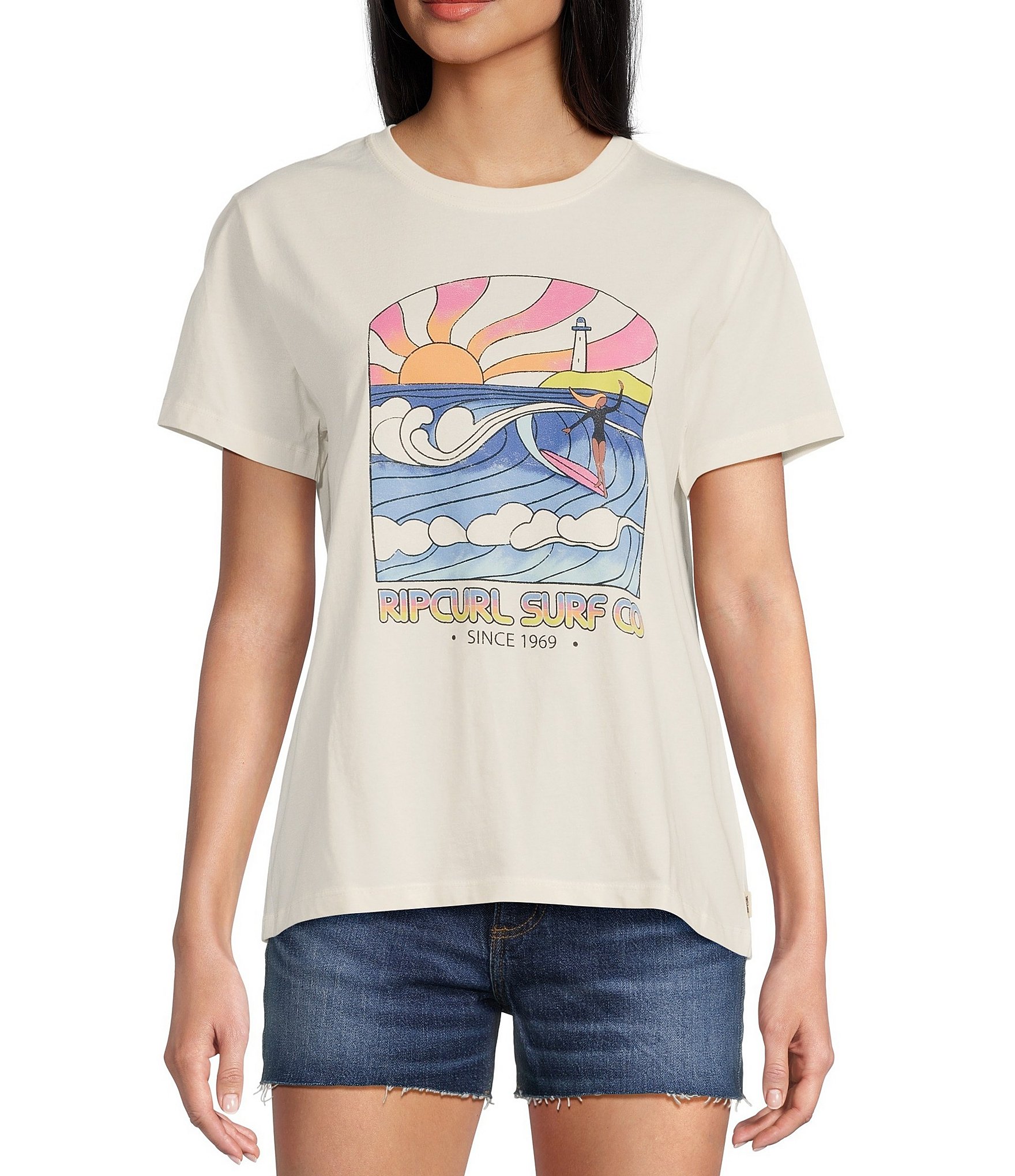 Rip Curl Stringers Short Sleeve T-Shirt | Dillard's