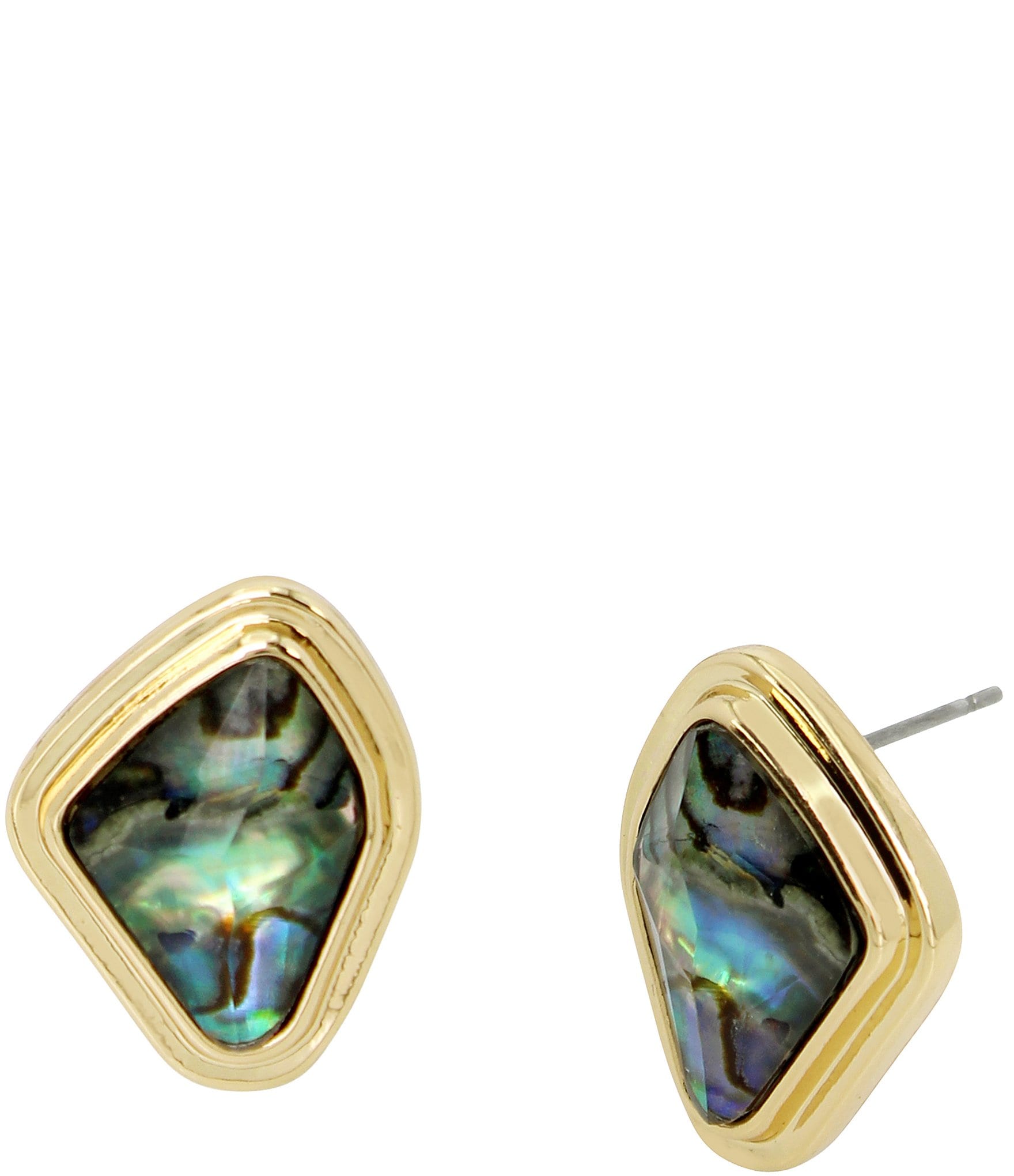 Robert Lee Morris Soho Abalone Molten Stud Earrings | Dillard's