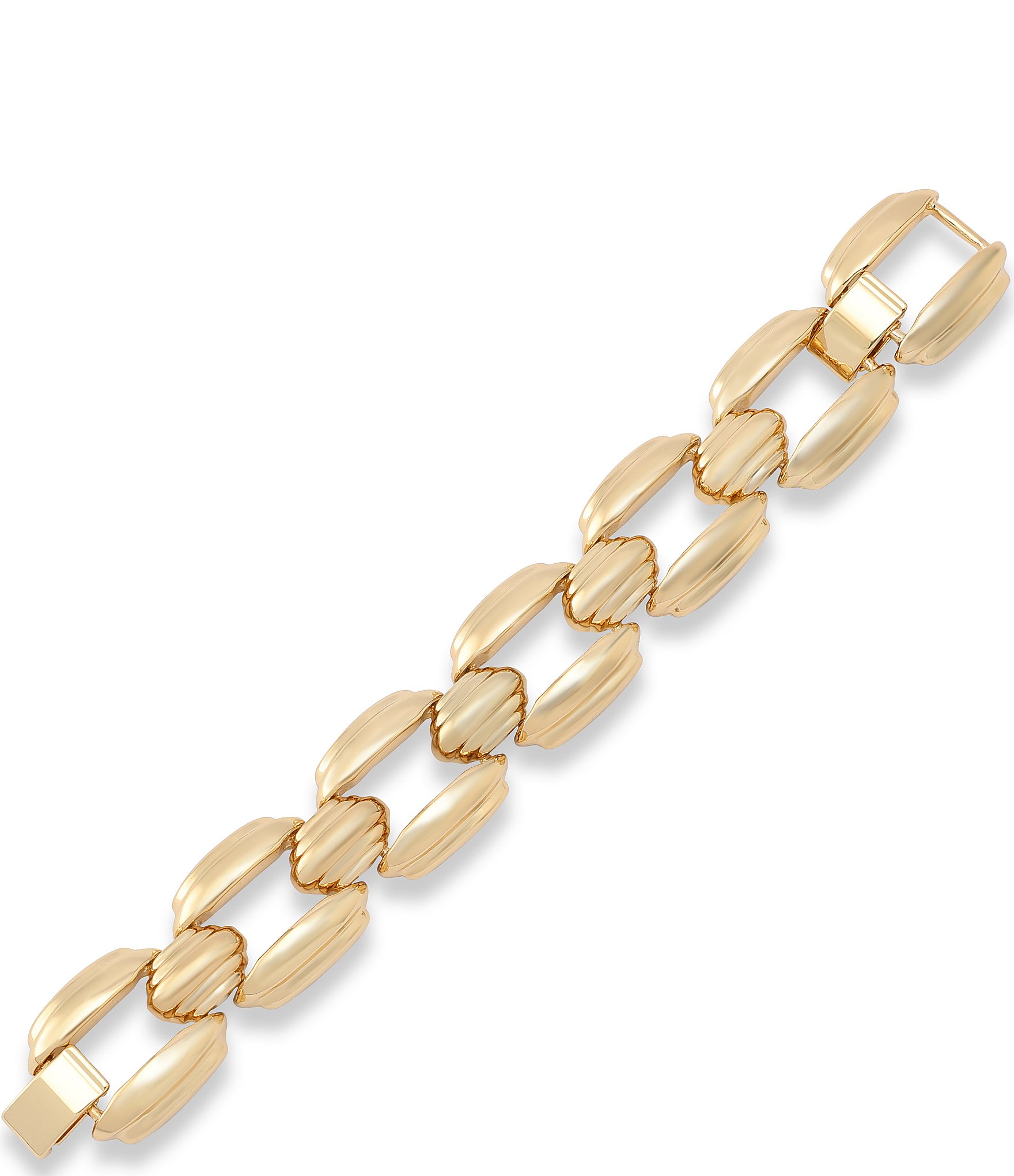 Robert Lee Morris Soho Ribbed Link Line Bracelet | Dillard's