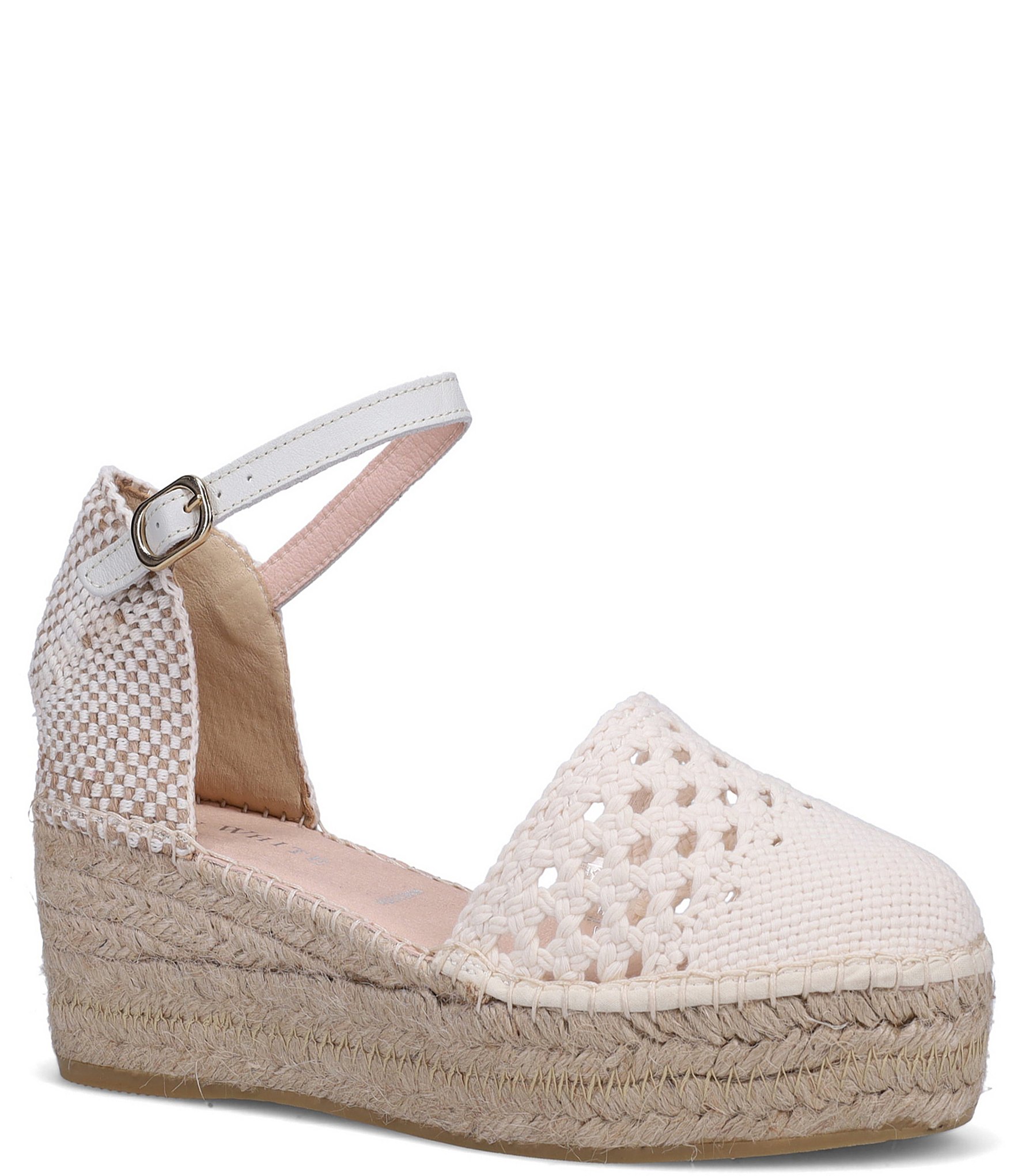 Ron White Bevin Woven Fabric Platform Espadrille Wedges | Dillard's