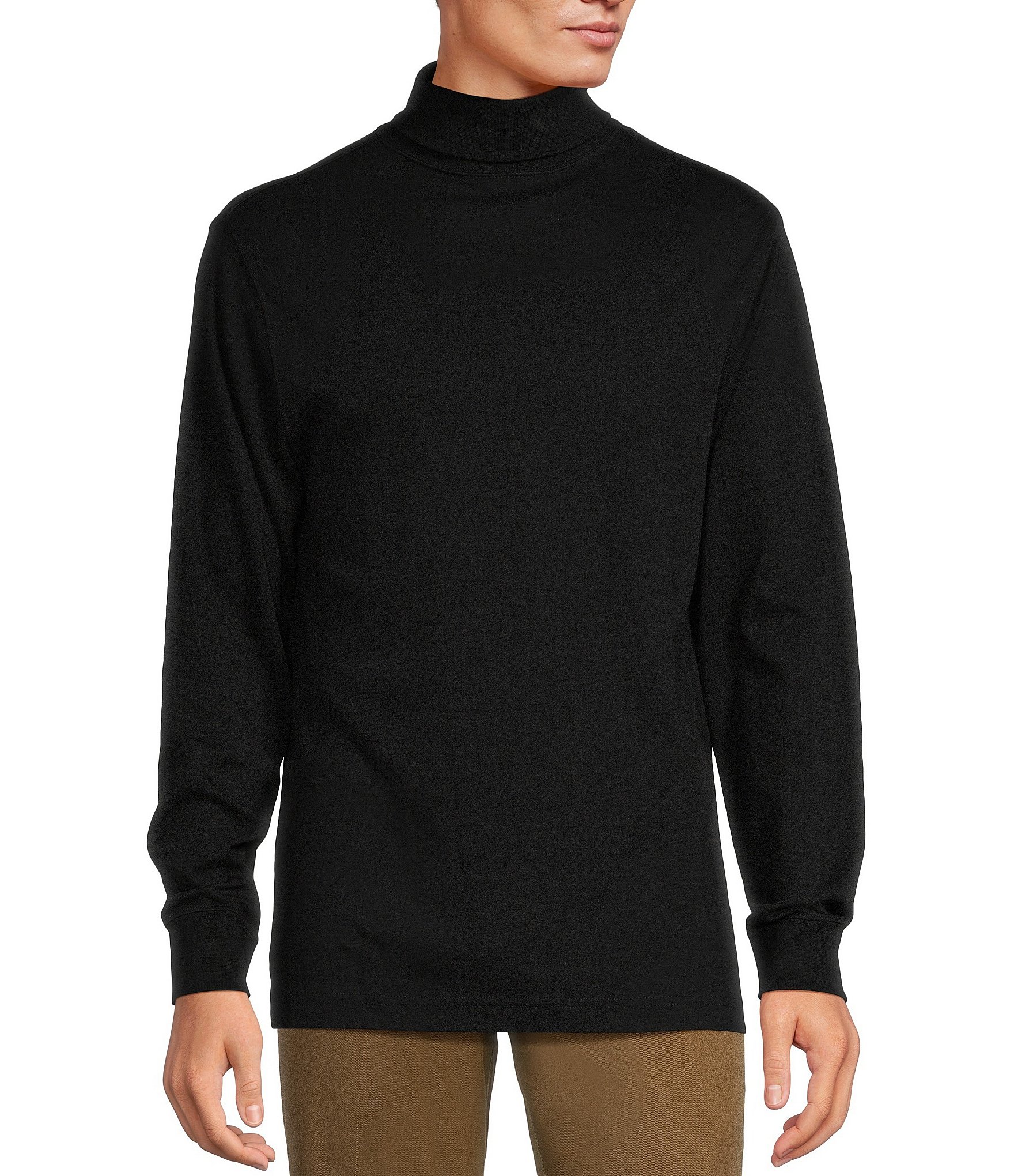 Roundtree & Yorke Long Sleeve Solid Turtle Neck Pullover | Dillard's