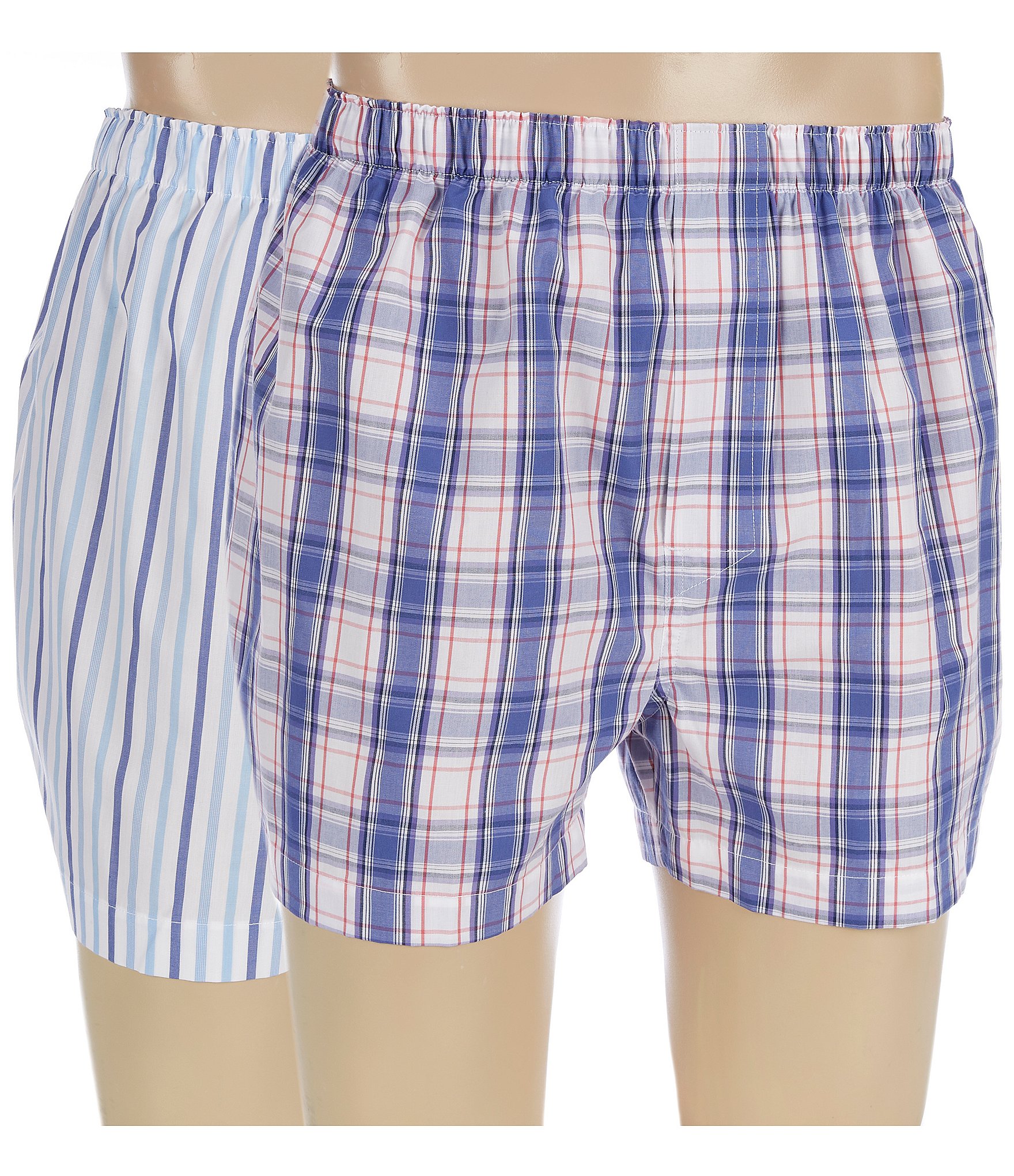 Roundtree & Yorke Tailored 3.75" Inseam Boxers 2-Pack | Dillard's
