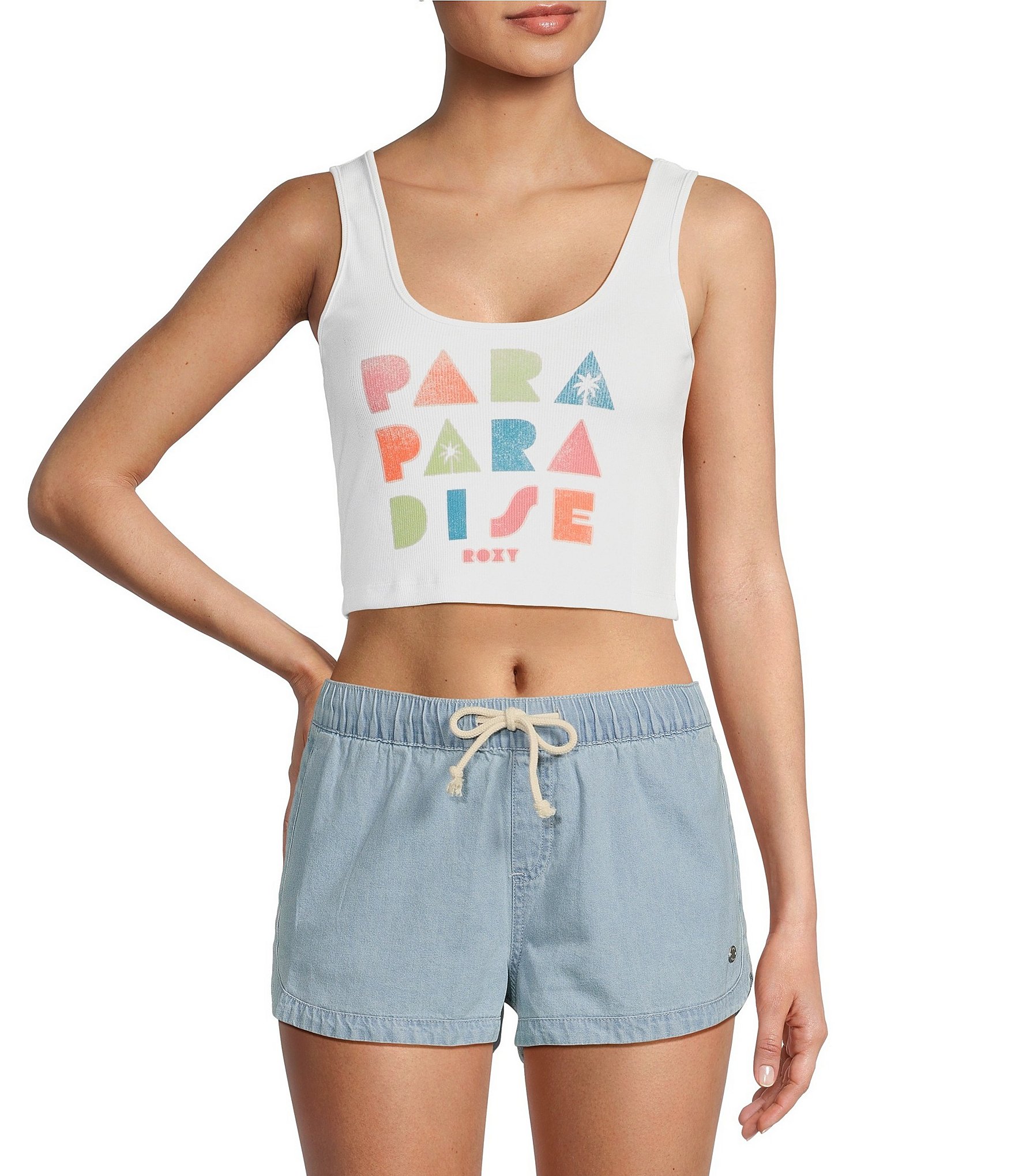 Roxy Para Paradise Dive Sleeveless Graphic Tank Top | Dillard's