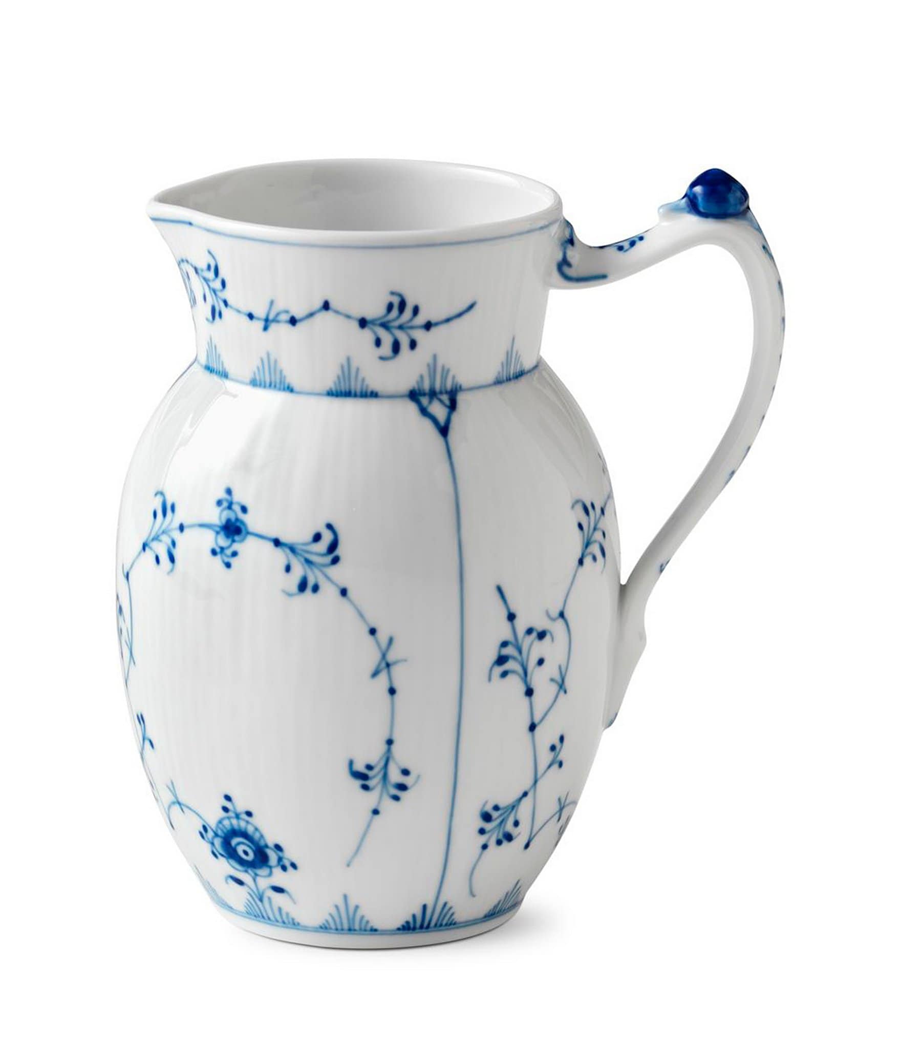 Royal Copenhagen Blue Fluted Plain Jug 1.5 Pint | Dillard's