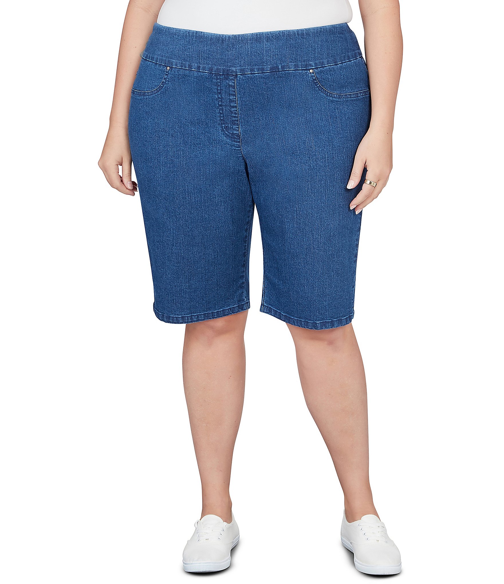 Ruby Rd. Plus Size Pull-On Bermuda Shorts | Dillard's