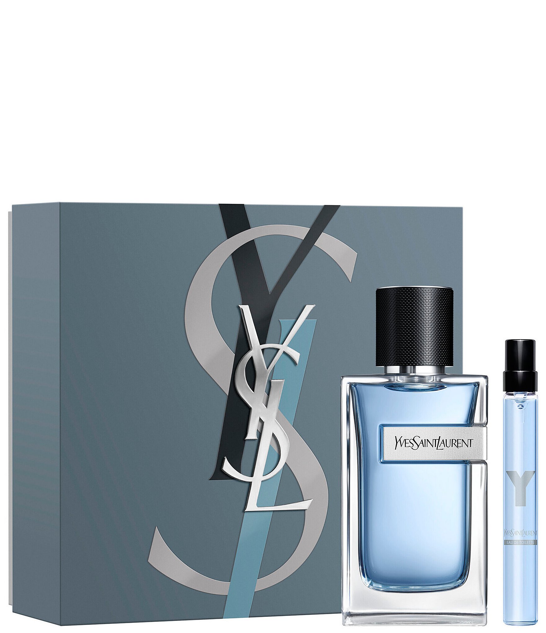 Yves Saint Laurent Beaute Men's Y Eau de Toilette 2-Piece Gift Set ...
