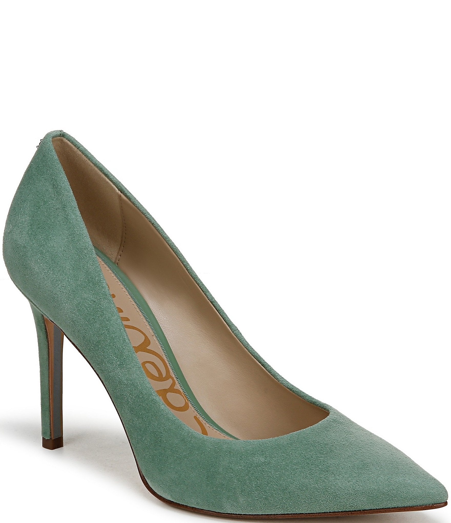 Sam Edelman Hazel Suede Pointed Toe Pumps | Dillard's