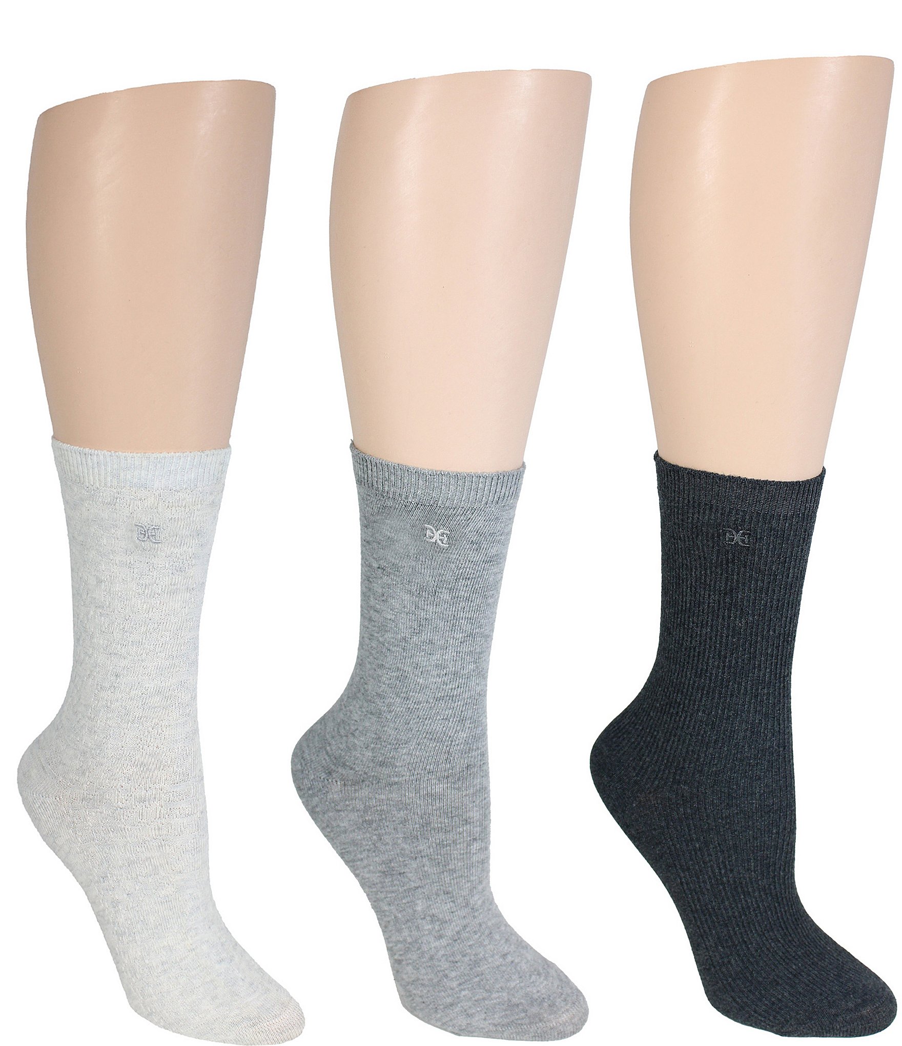 Sam Edelman Textured Cotton Ankle Socks, 3 Pack | Dillard's