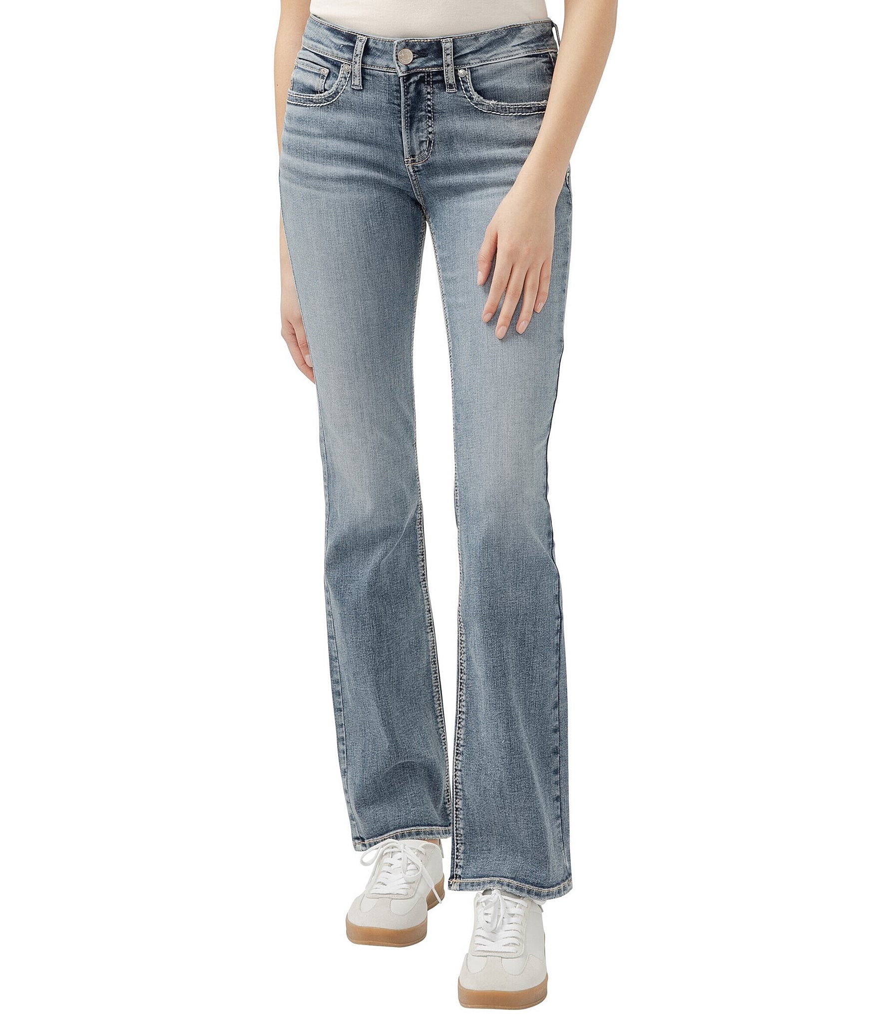 Silver Jeans Co. Suki Mid Rise Bootcut Jeans | Dillard's