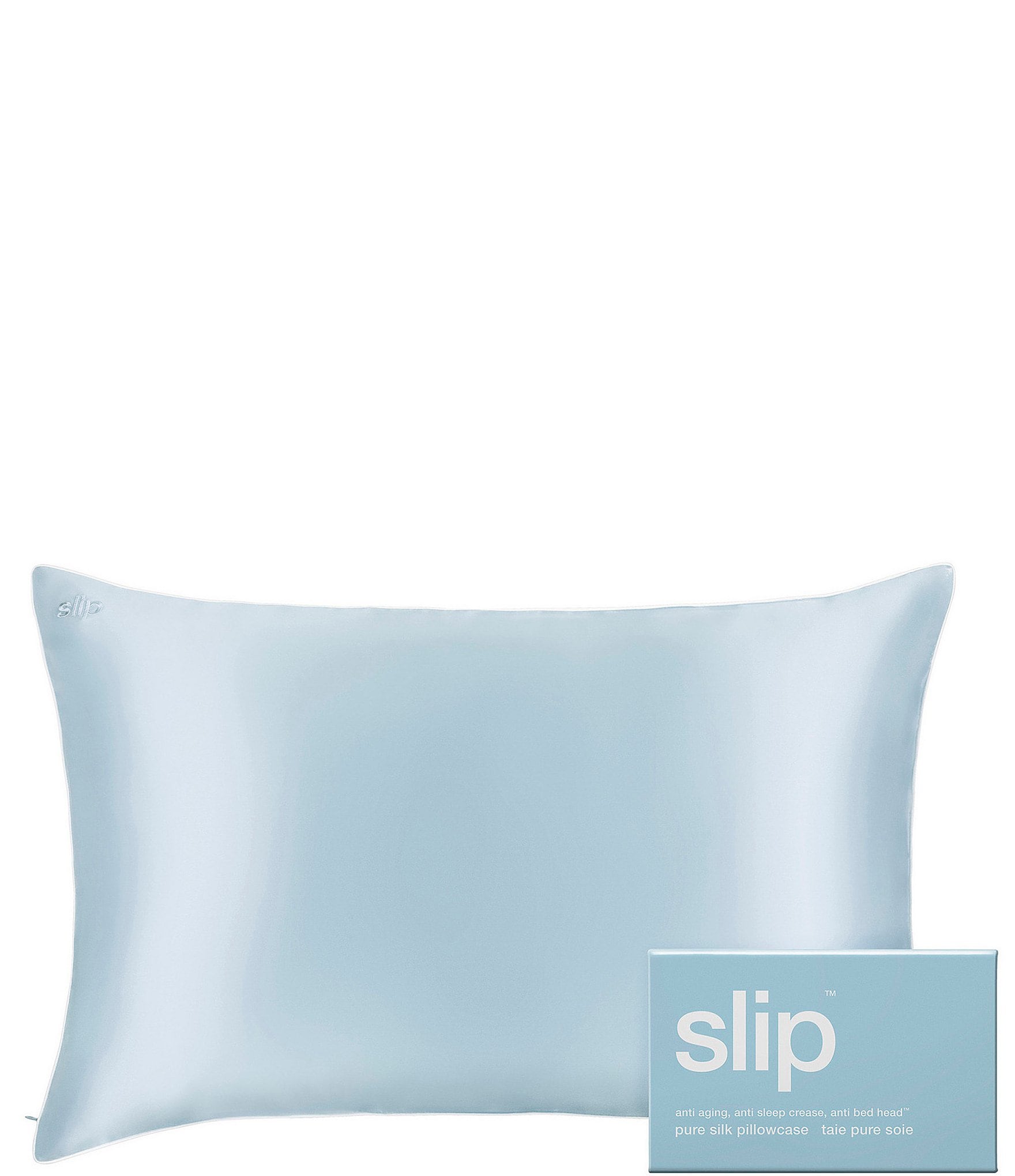 Slip Queen Zippered Pillowcase | Dillard's