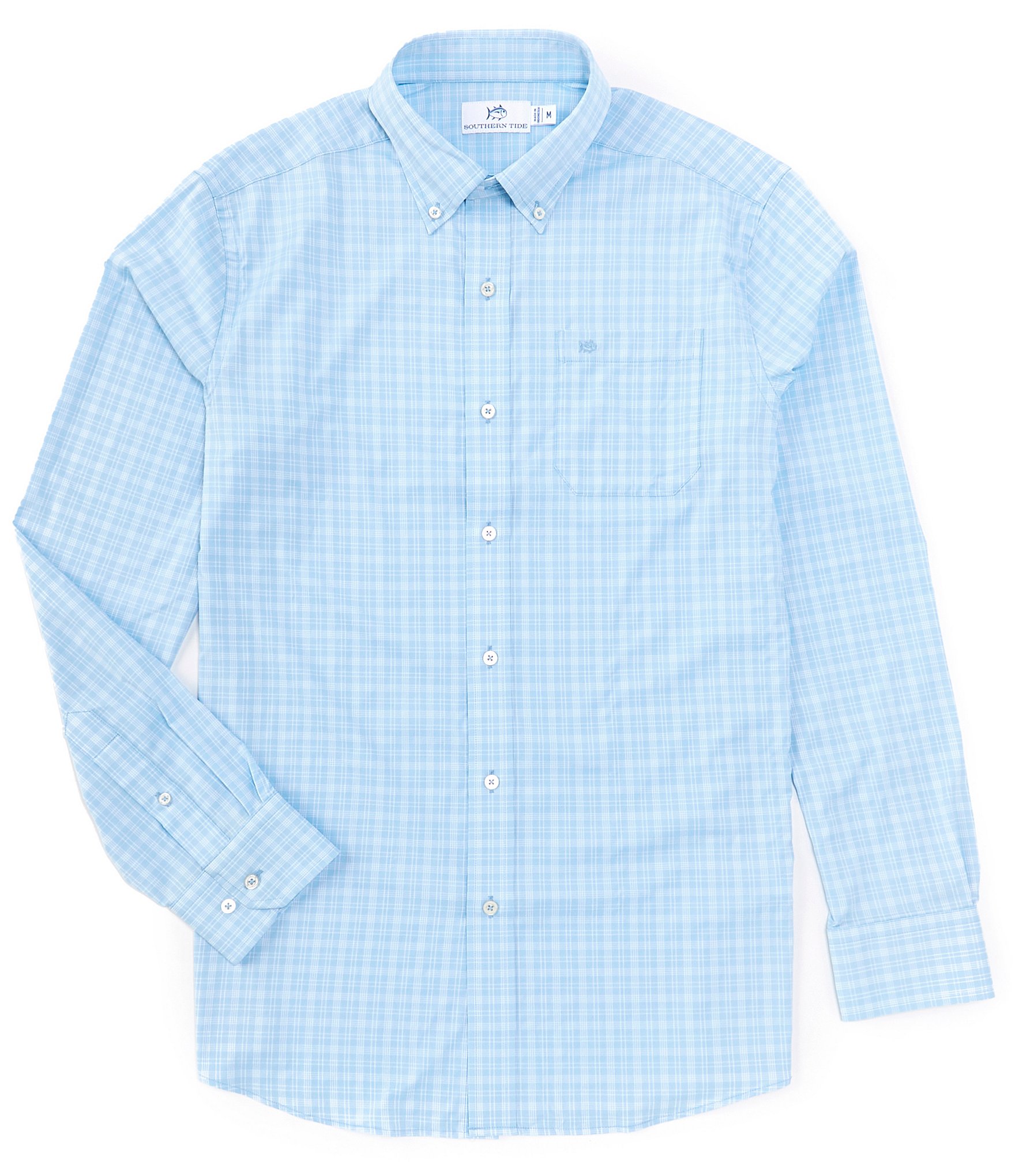 Southern Tide Brrr° Pettigru Plaid Long Sleeve Woven Shirt | Dillard's