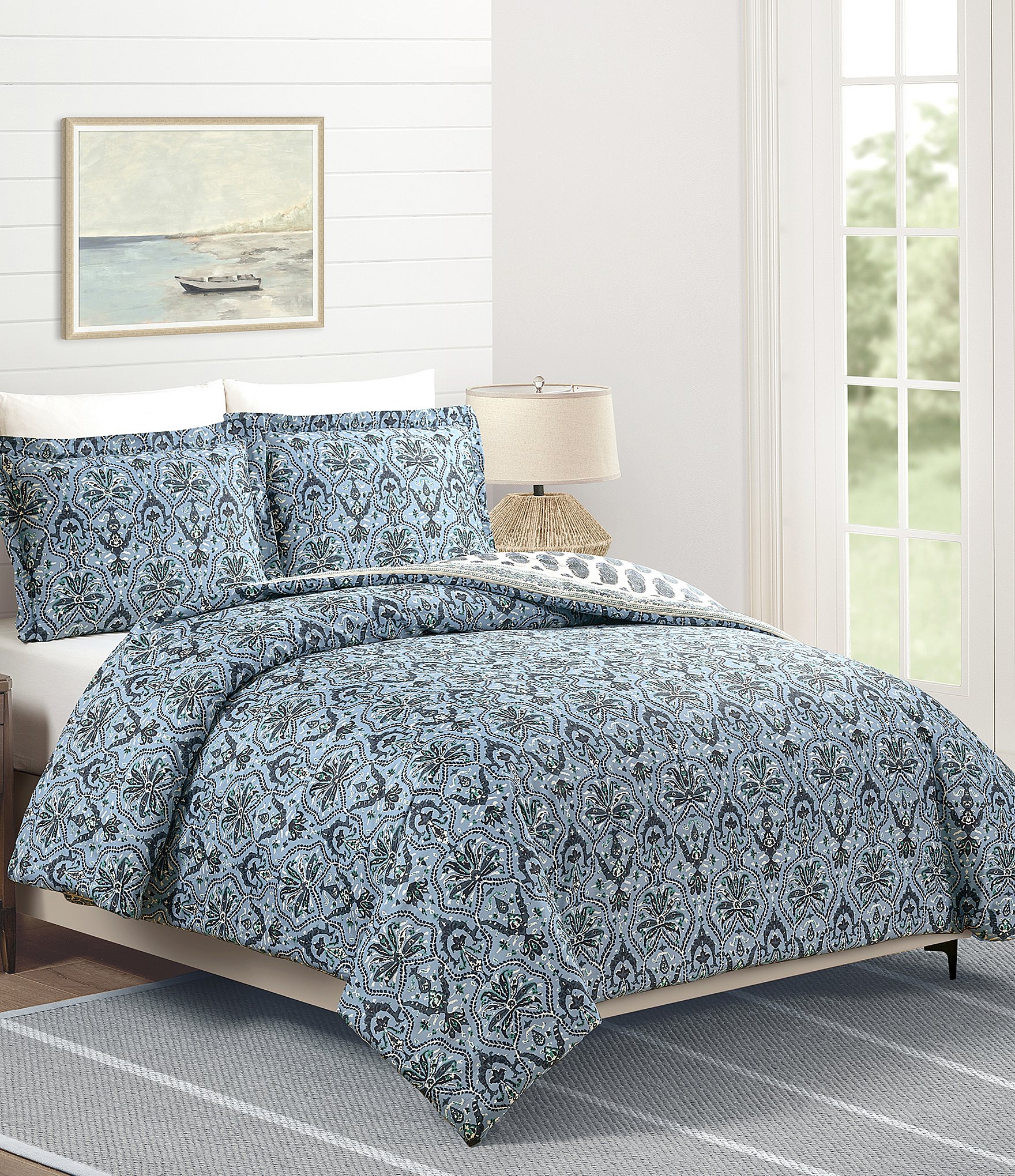 Spartina 449 Hamilton Reversible Mini Comforter Set | Dillard's