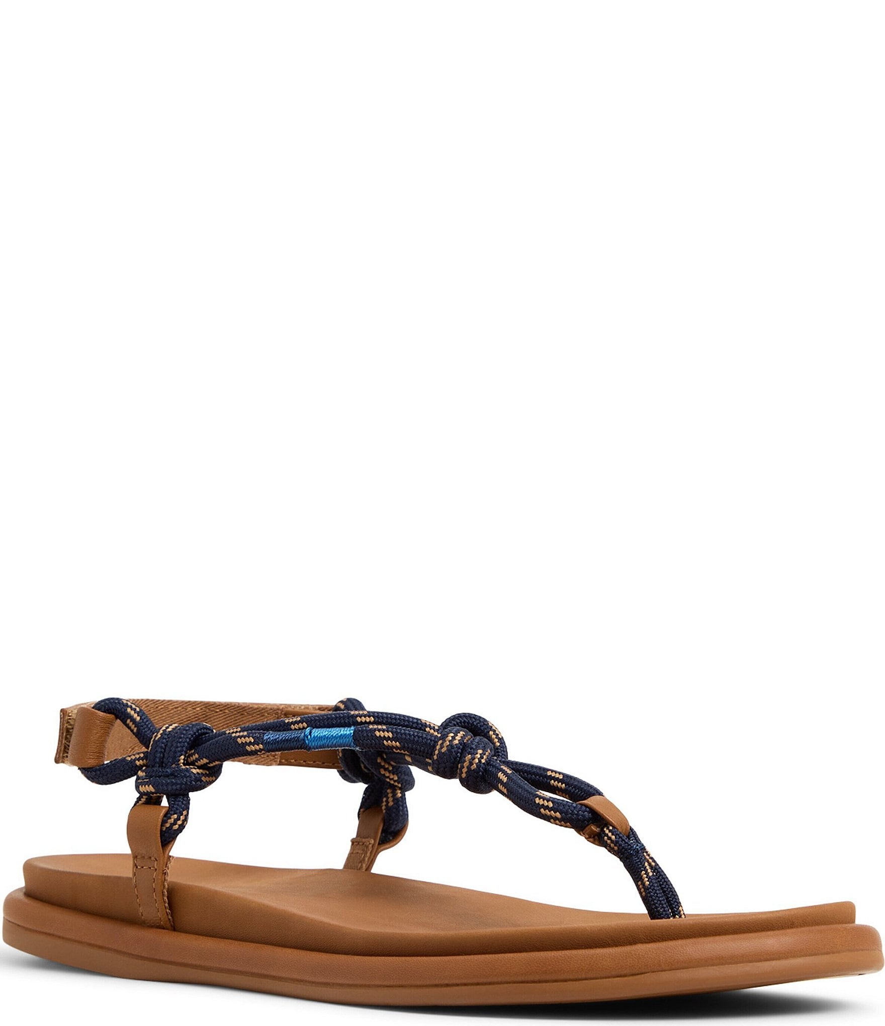 Sperry Women's Isla Corded T-Strap Flat Sandals | Dillard's