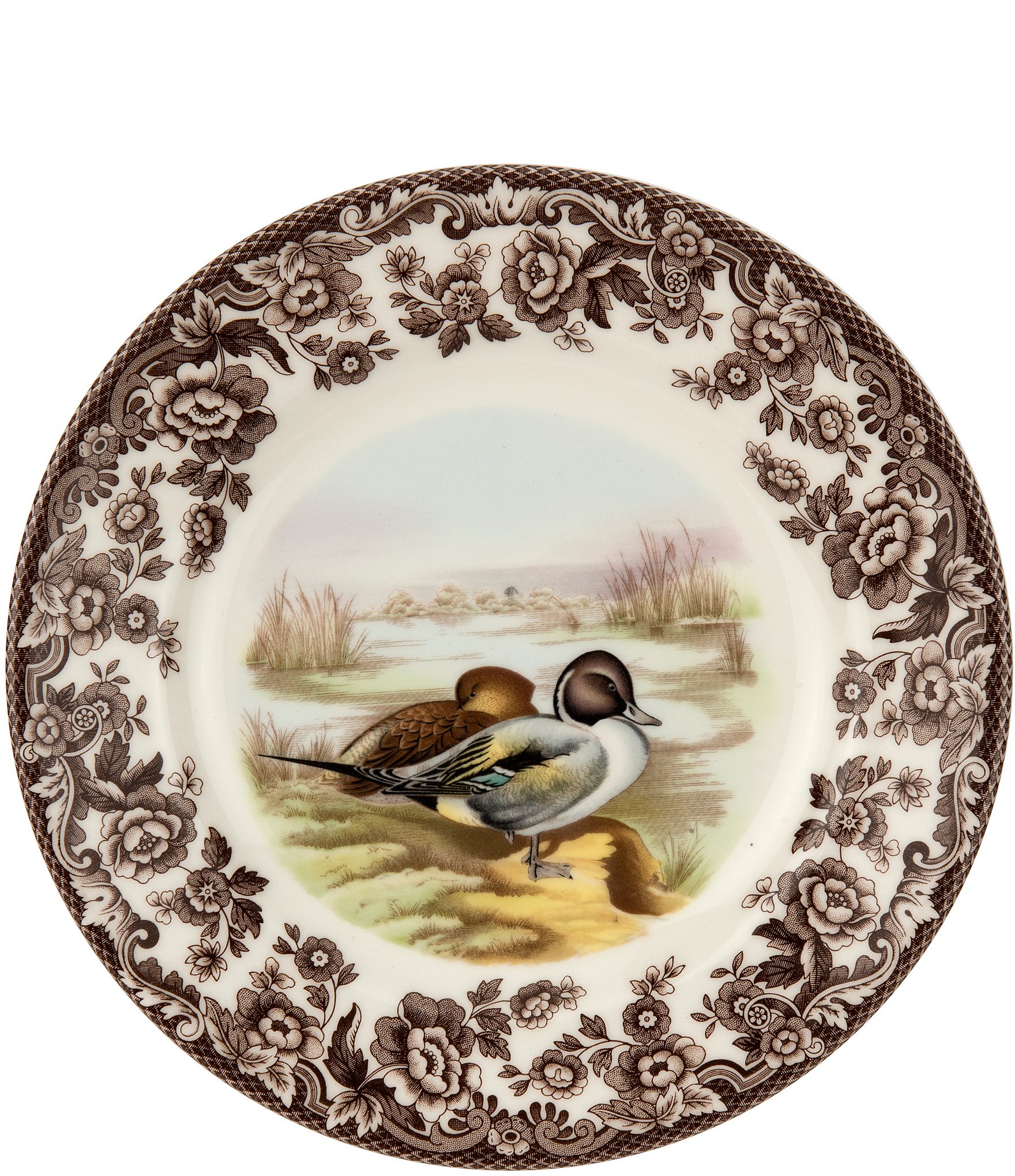 Spode Festive Fall Collection Woodland Pintail Salad Plate | Dillard's