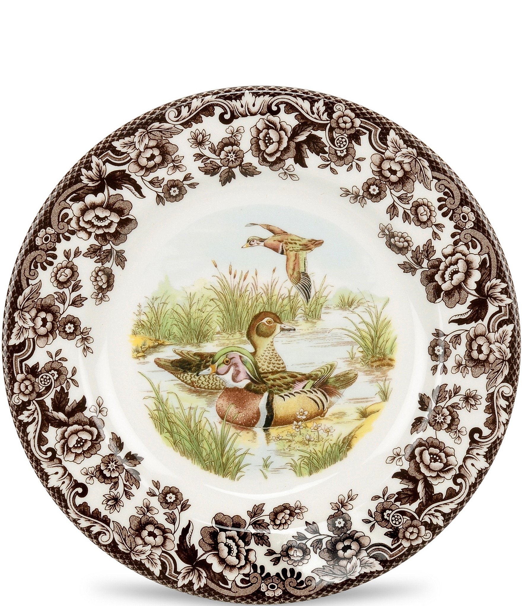 Spode Festive Fall Collection Woodland Wood Duck Dinner Plate | Dillard's
