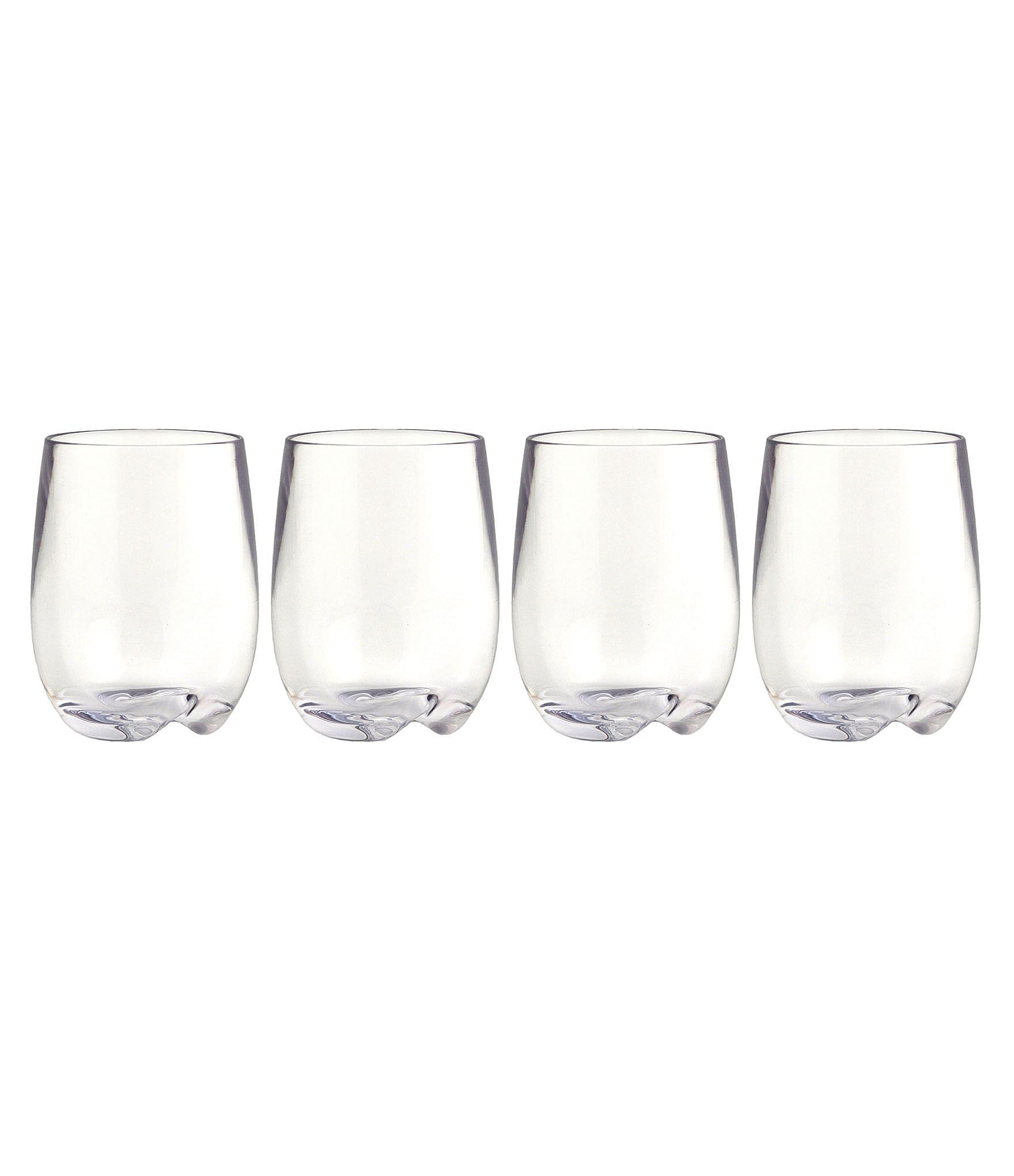 Strahl Designcontemporary Osteria Stemless Wine Glasses Set Of 4 Dillards