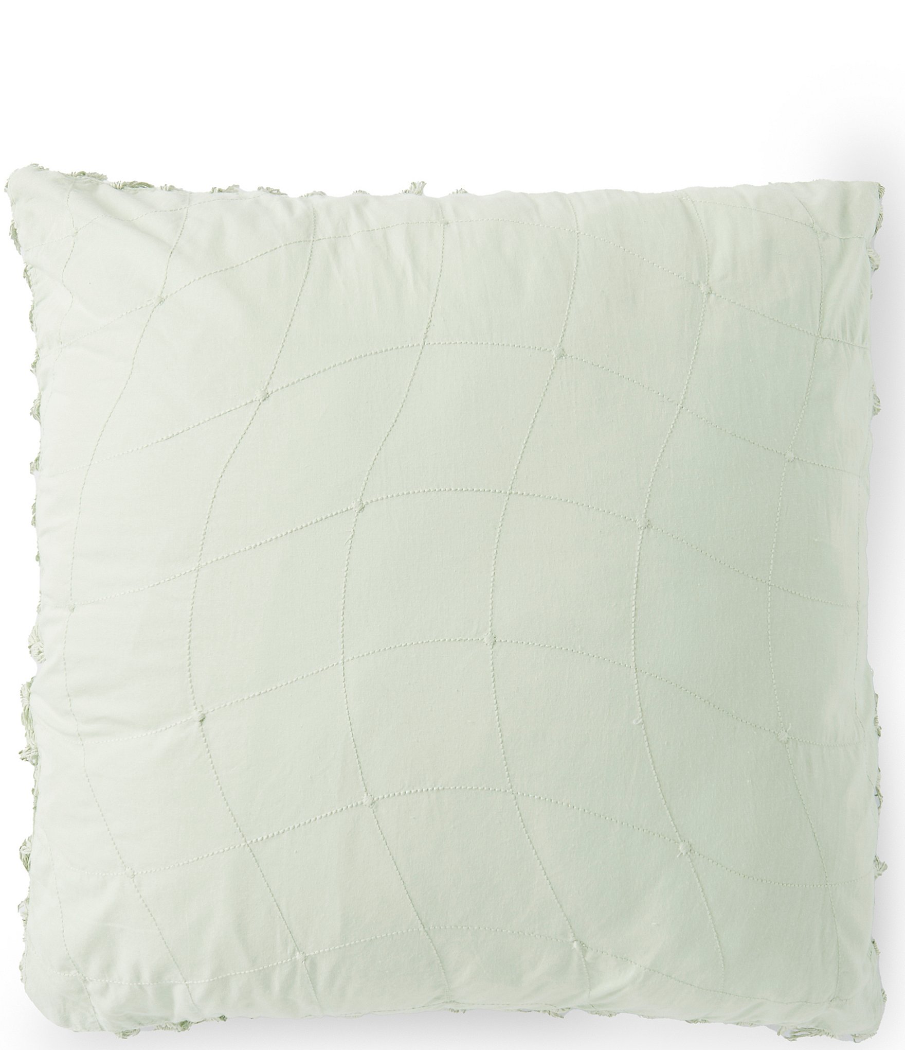 Studio D Lanie Embroidered Tasseled Euro Sham | Dillard's