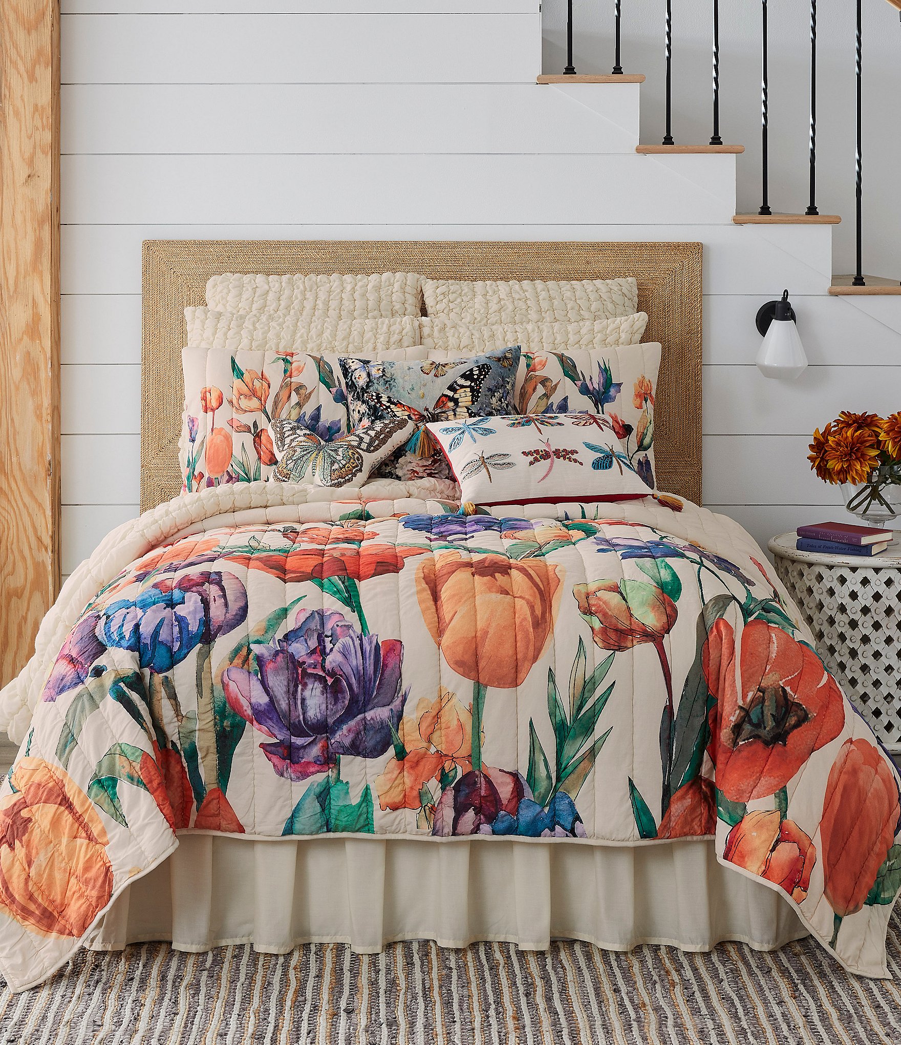 Studio D Layla Overscale Floral Quilt Mini Set | Dillard's