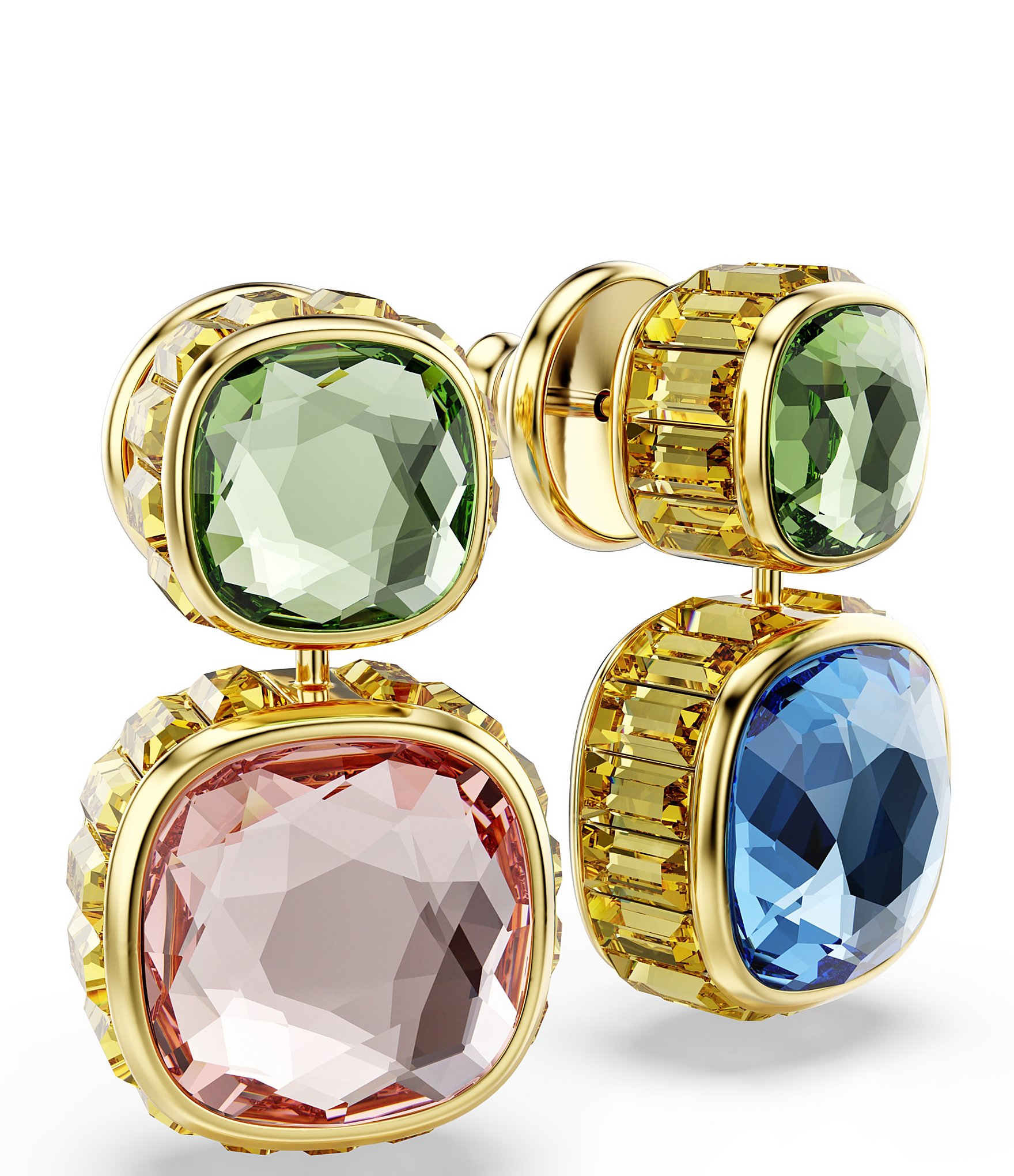 Swarovski Chroma Drop Reversible Earrings | Dillard's