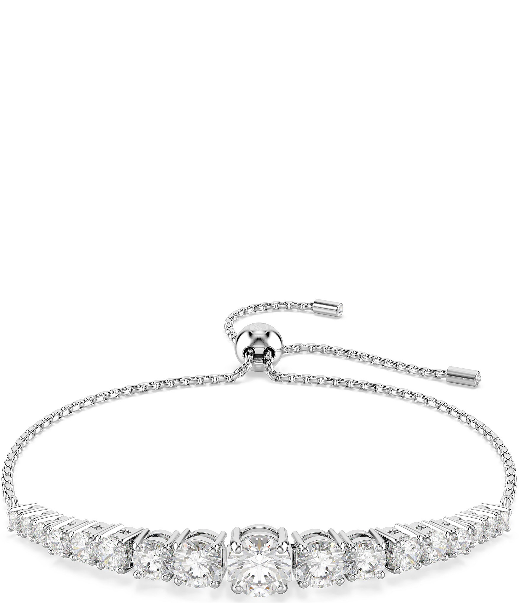 Swarovski Matrix Gradient Round Cut Adjustable Bracelet | Dillard's