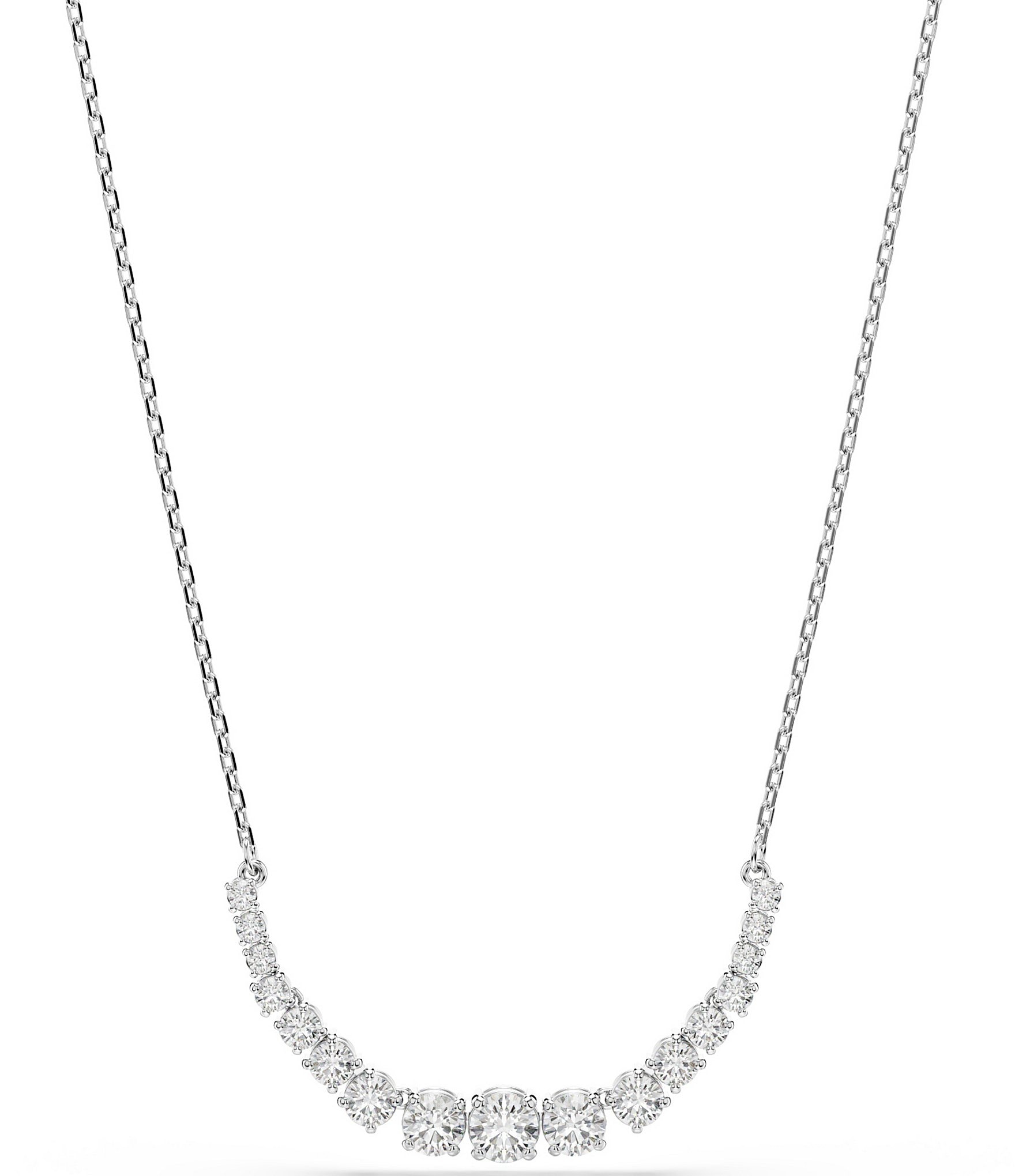 Swarovski Matrix Gradient Round Cut Frontal Collar Necklace | Dillard's