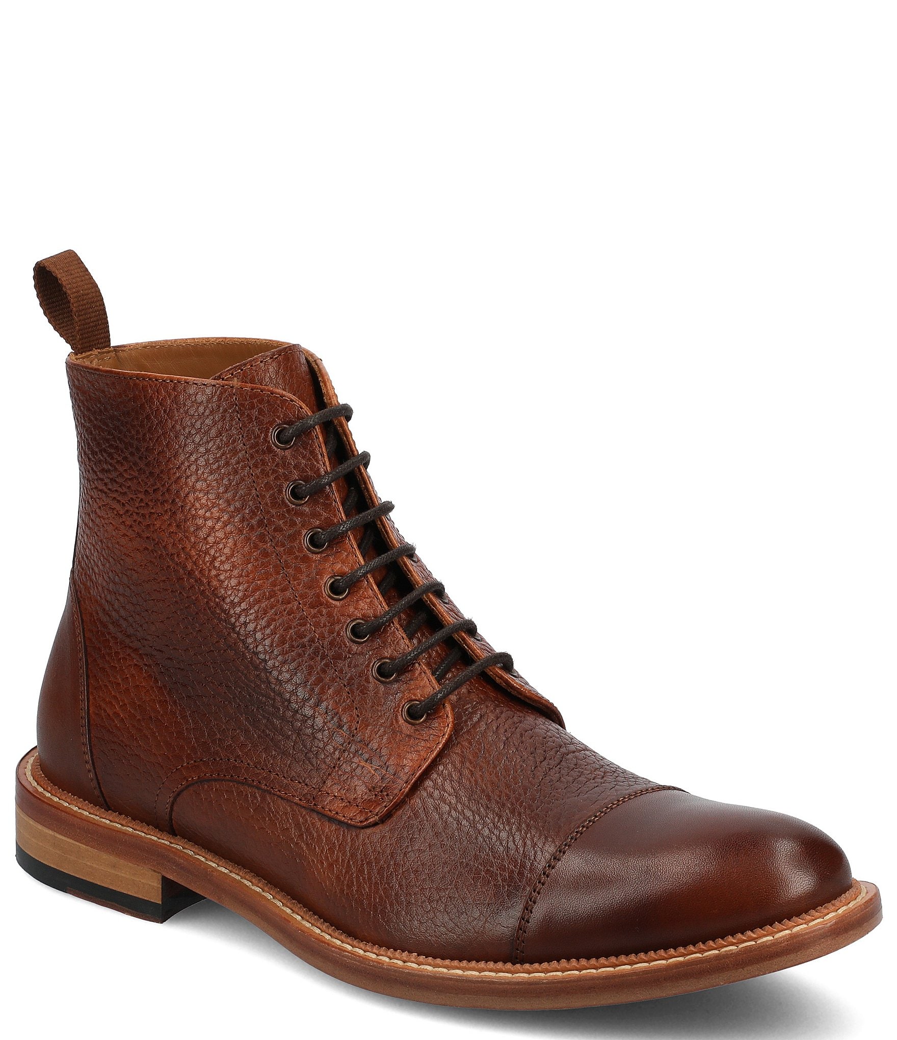 Taft Rome Leather Lace Up Dress Boots | Dillard's