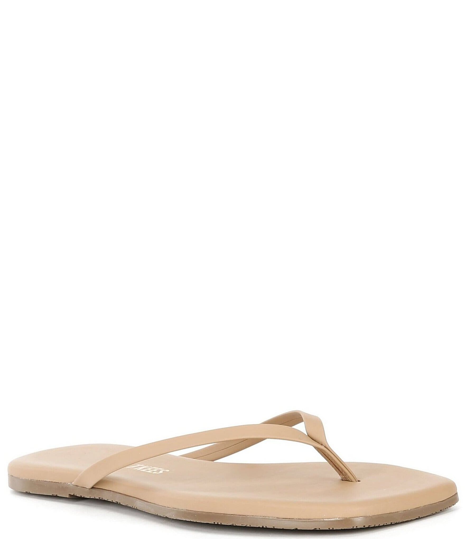 TKEES Square Toe Lily Leather Sandals | Dillard's