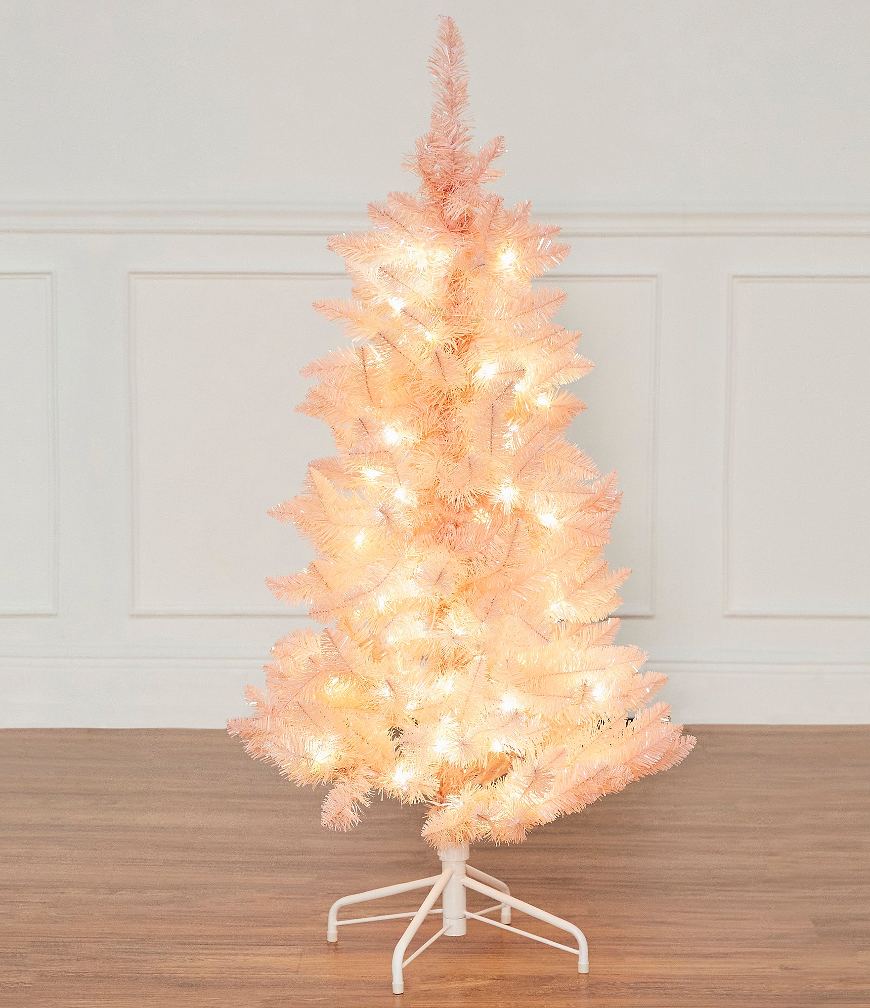Trimsetter 4-ft. Pre-Lit Tinsel Christmas Tree | Dillard's