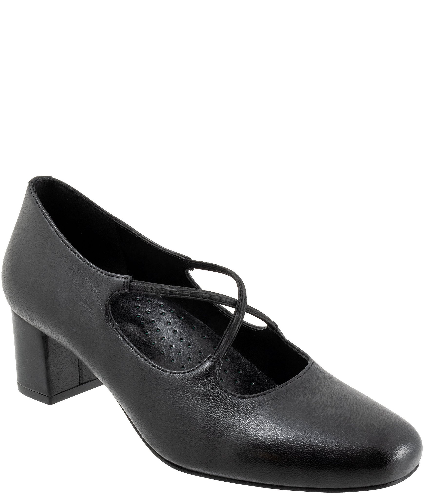 Trotters Demi Leather Cross Band Pumps | Dillard's