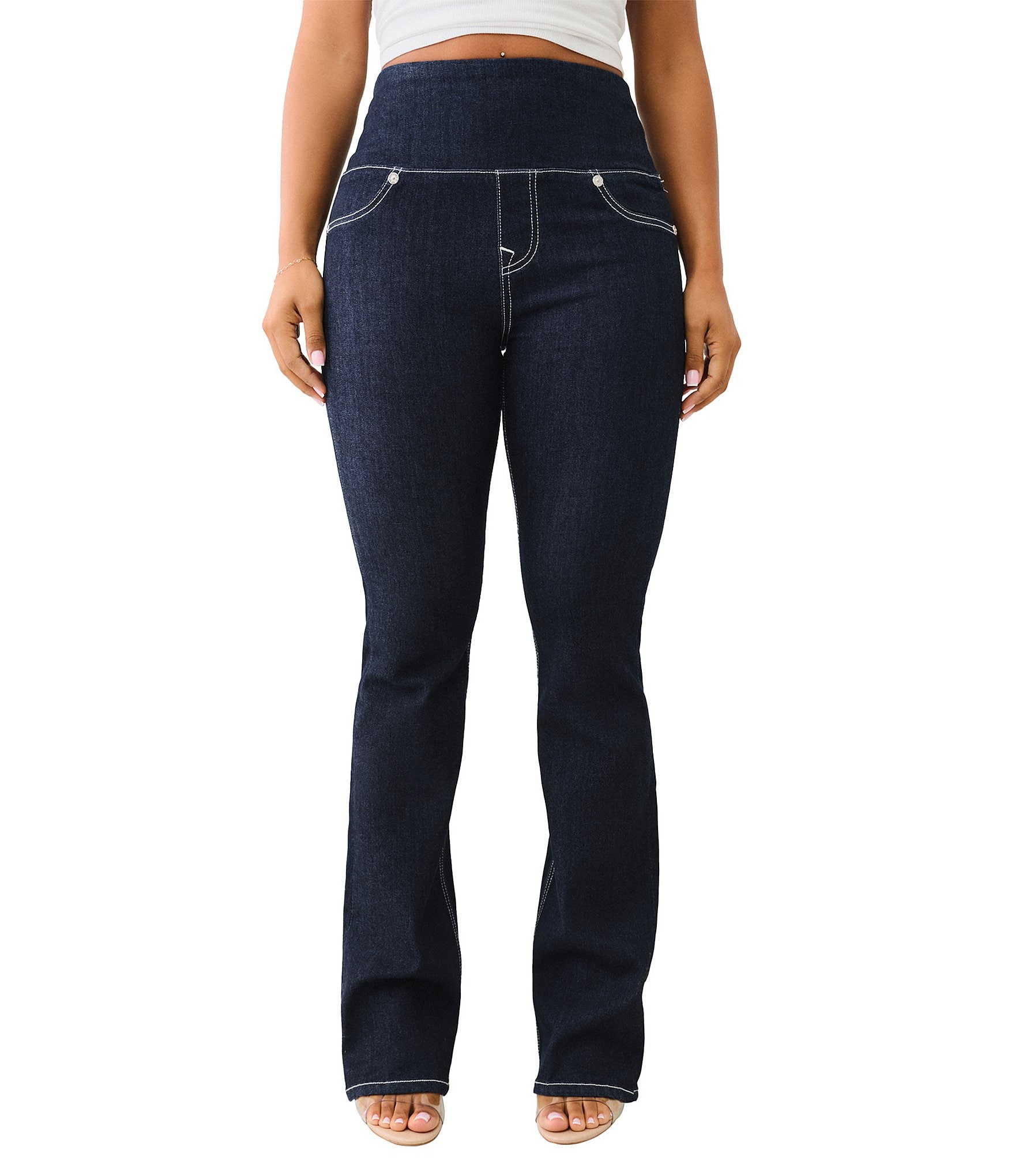 True Religion Becca Bootcut Pull-On Jeans | Dillard's