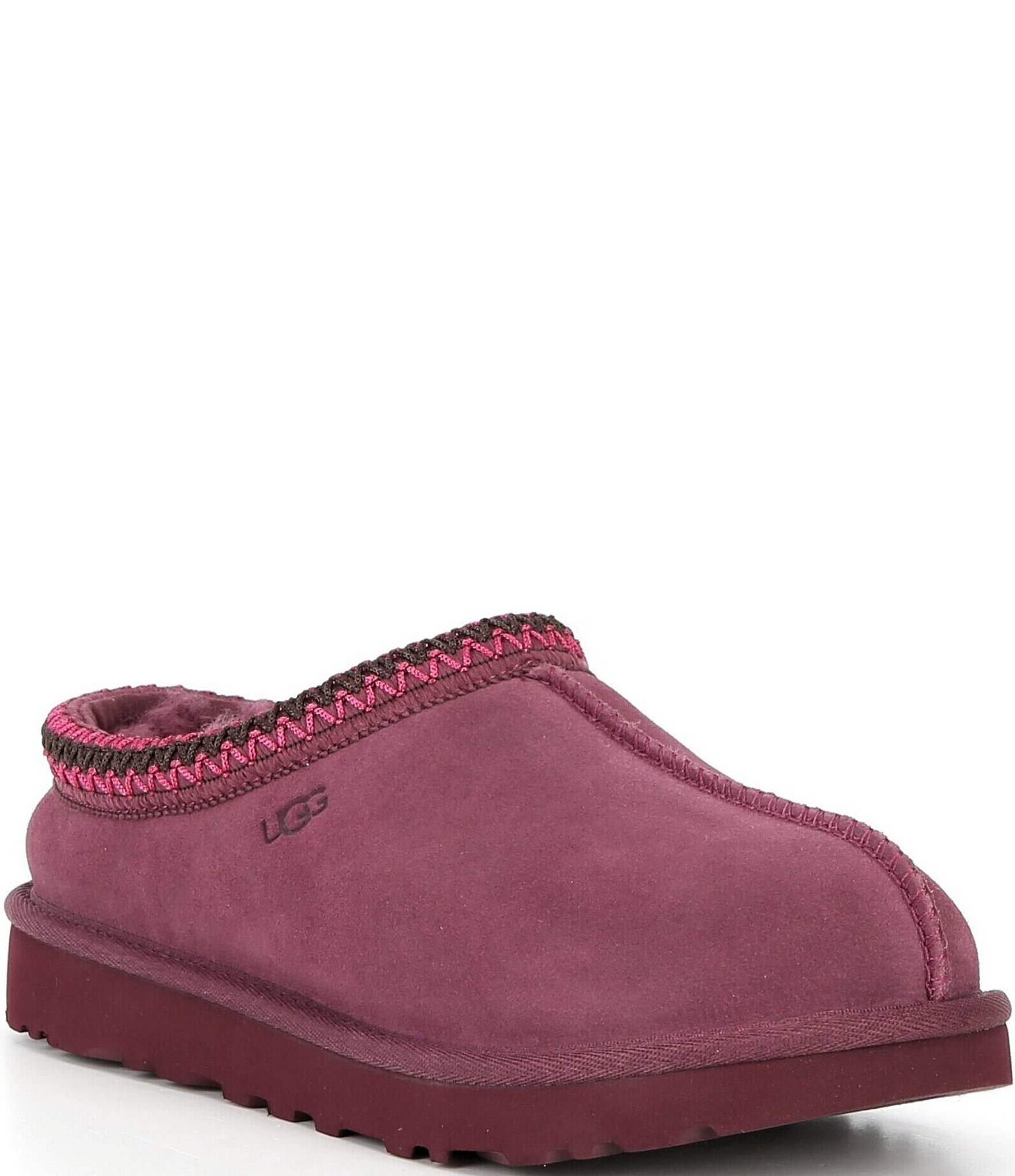 UGG Tasman II Suede Signature Logo Detail Slippers | Dillard's