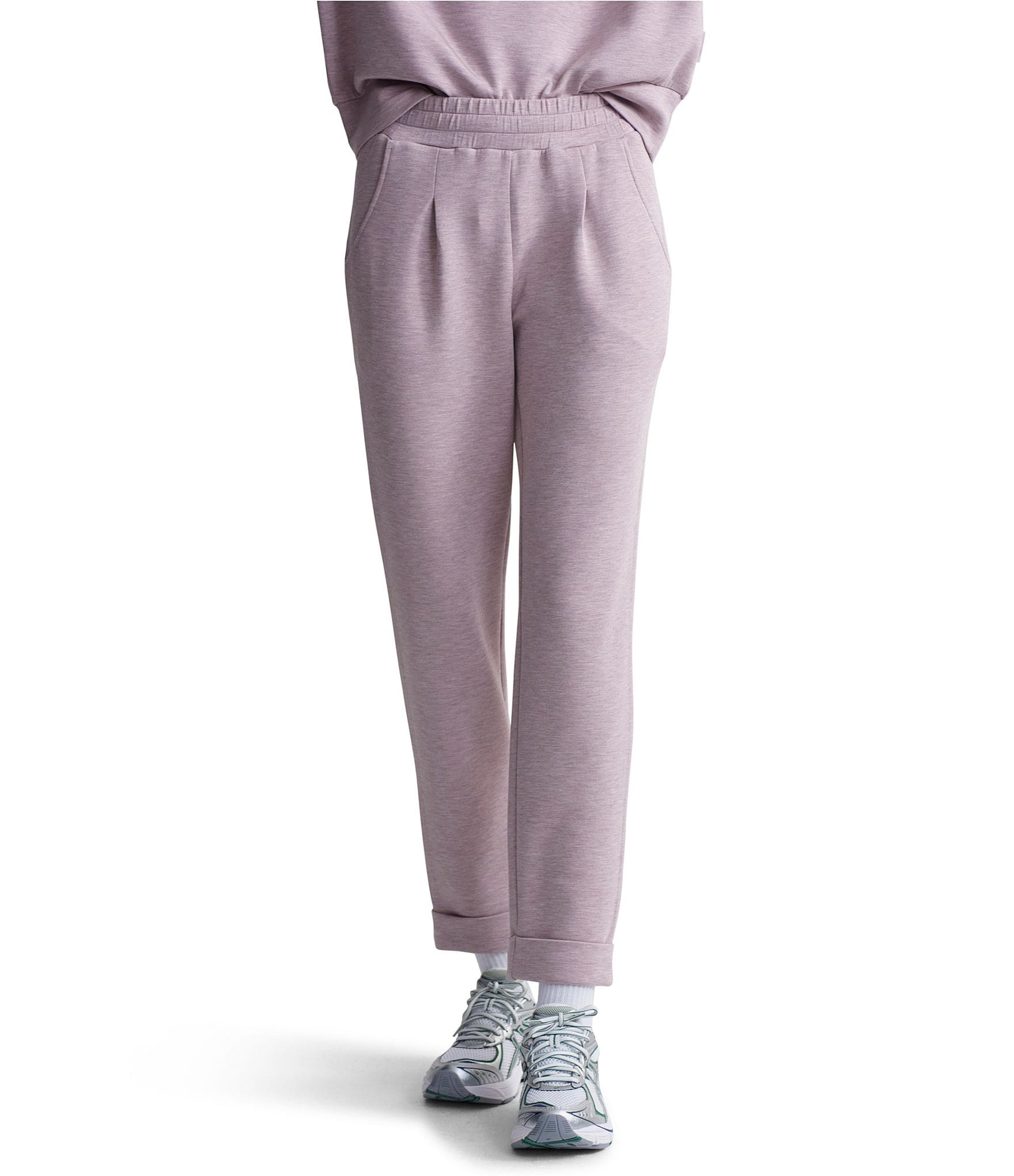 Varley DoubleSoft™ Knit Roll Cuff Jogger 25" Sweat Pants | Dillard's
