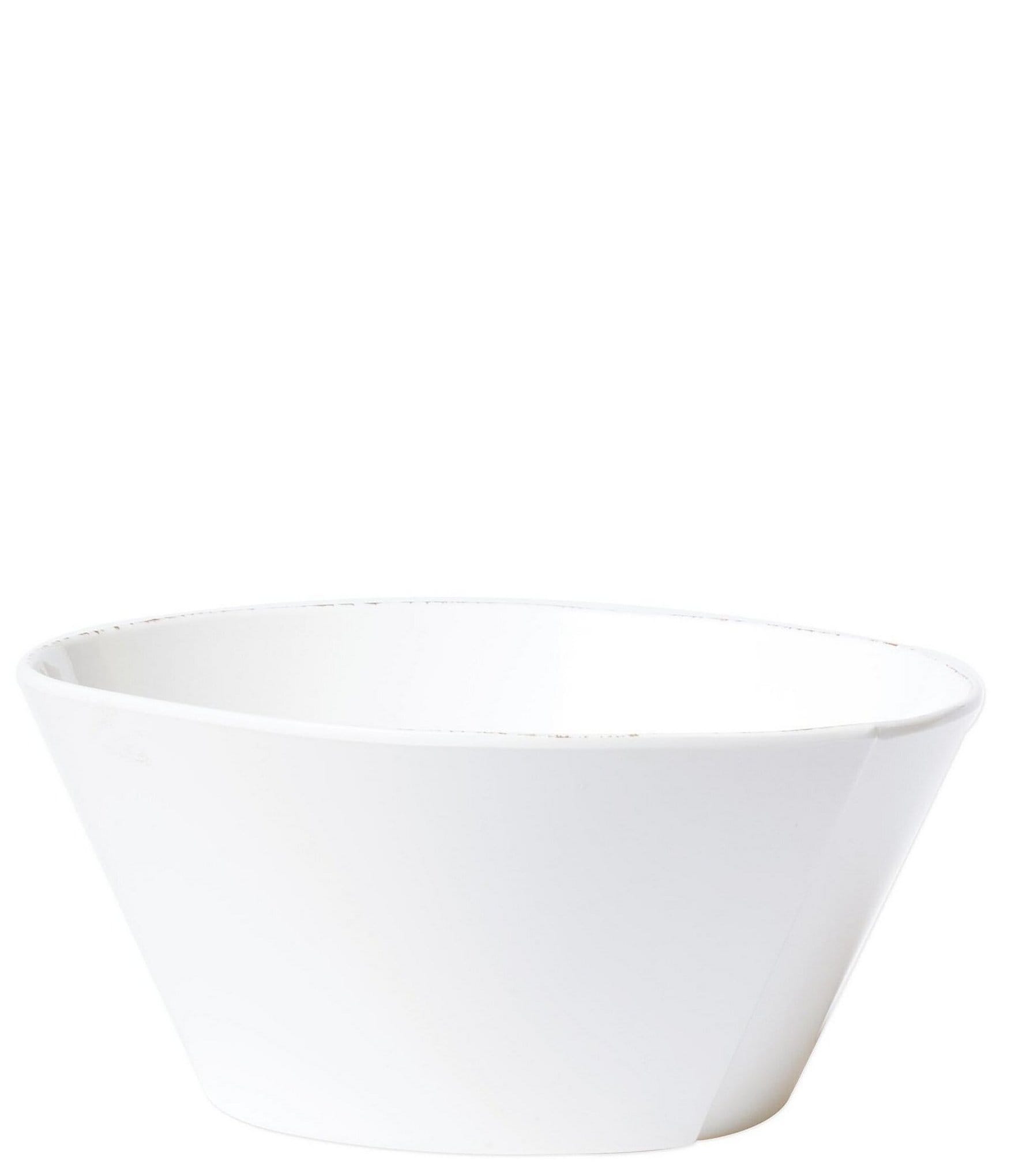 VIETRI Melamine Lastra White Large Stacking Serving Bowl | Dillard's