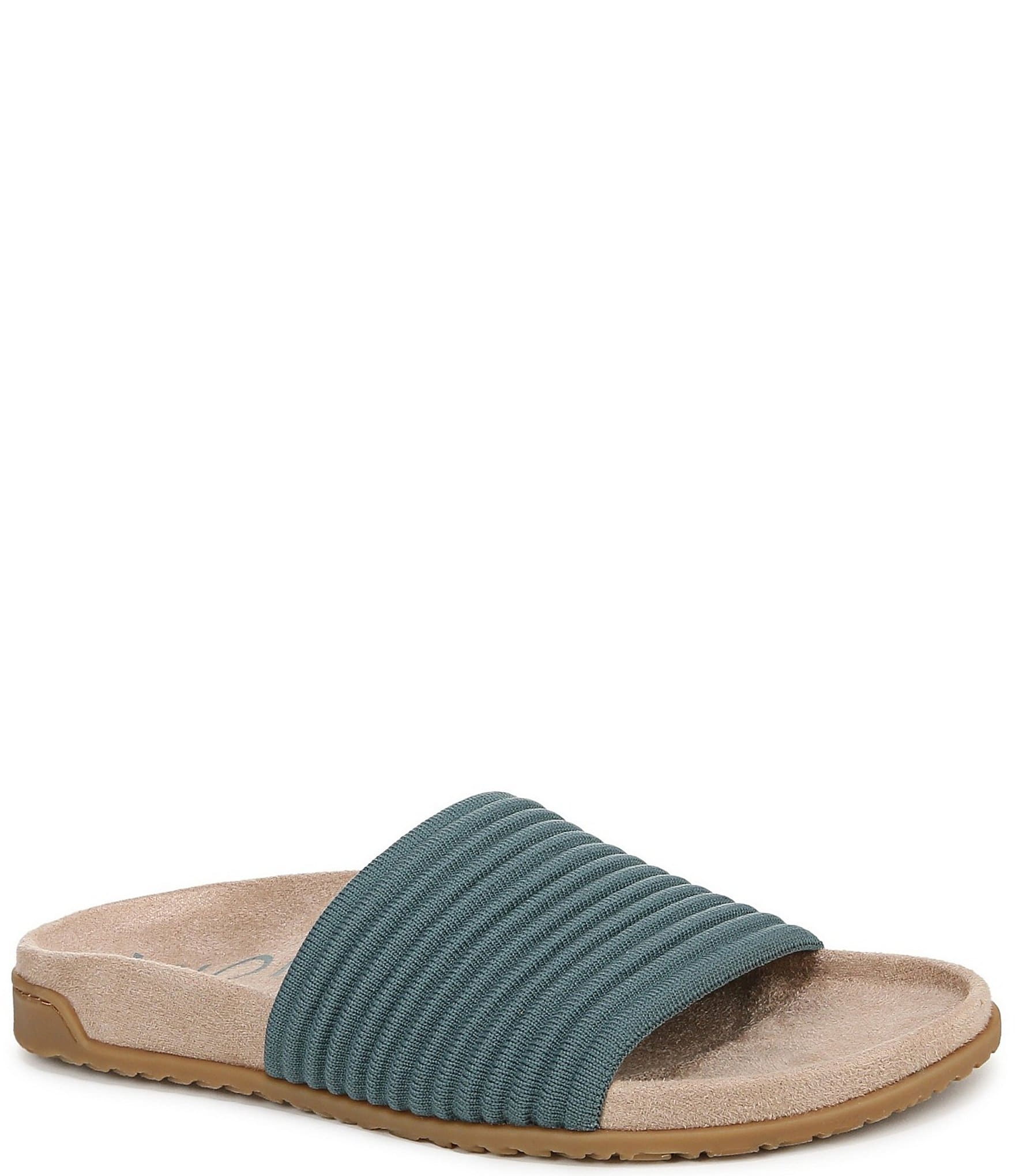 Vionic Evie Compression Knit Slide Sandals | Dillard's