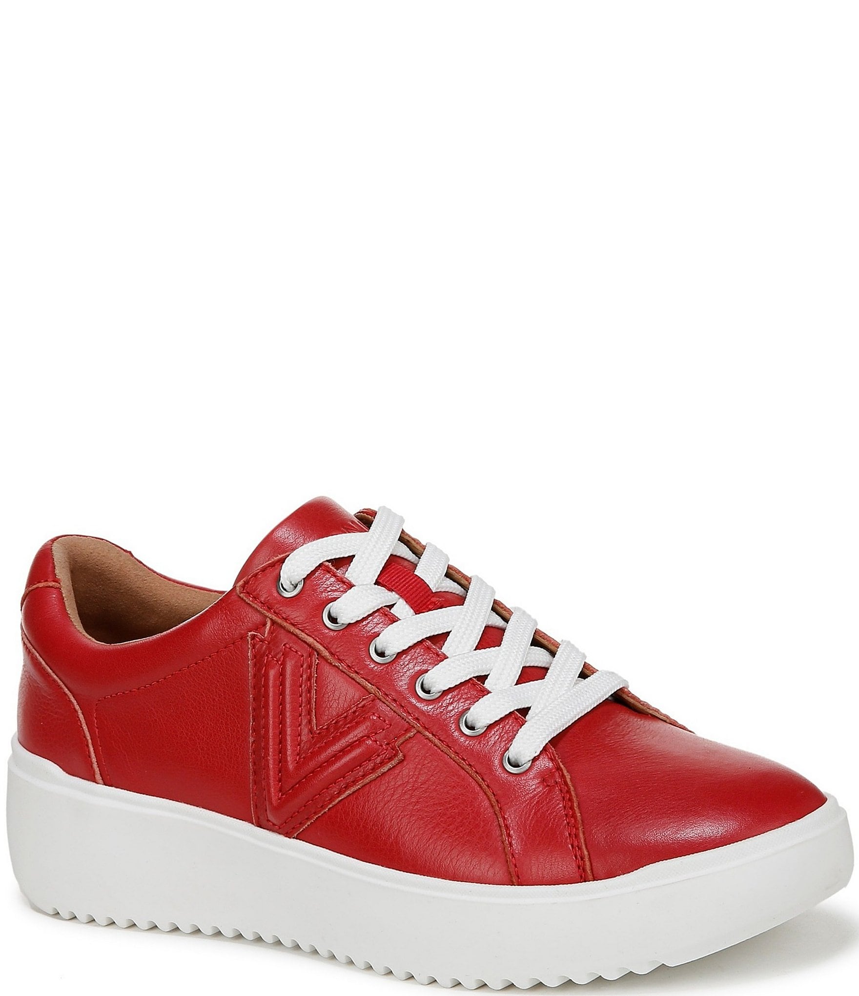 Vionic Kearny Leather Platform Lace Up Sneakers | Dillard's