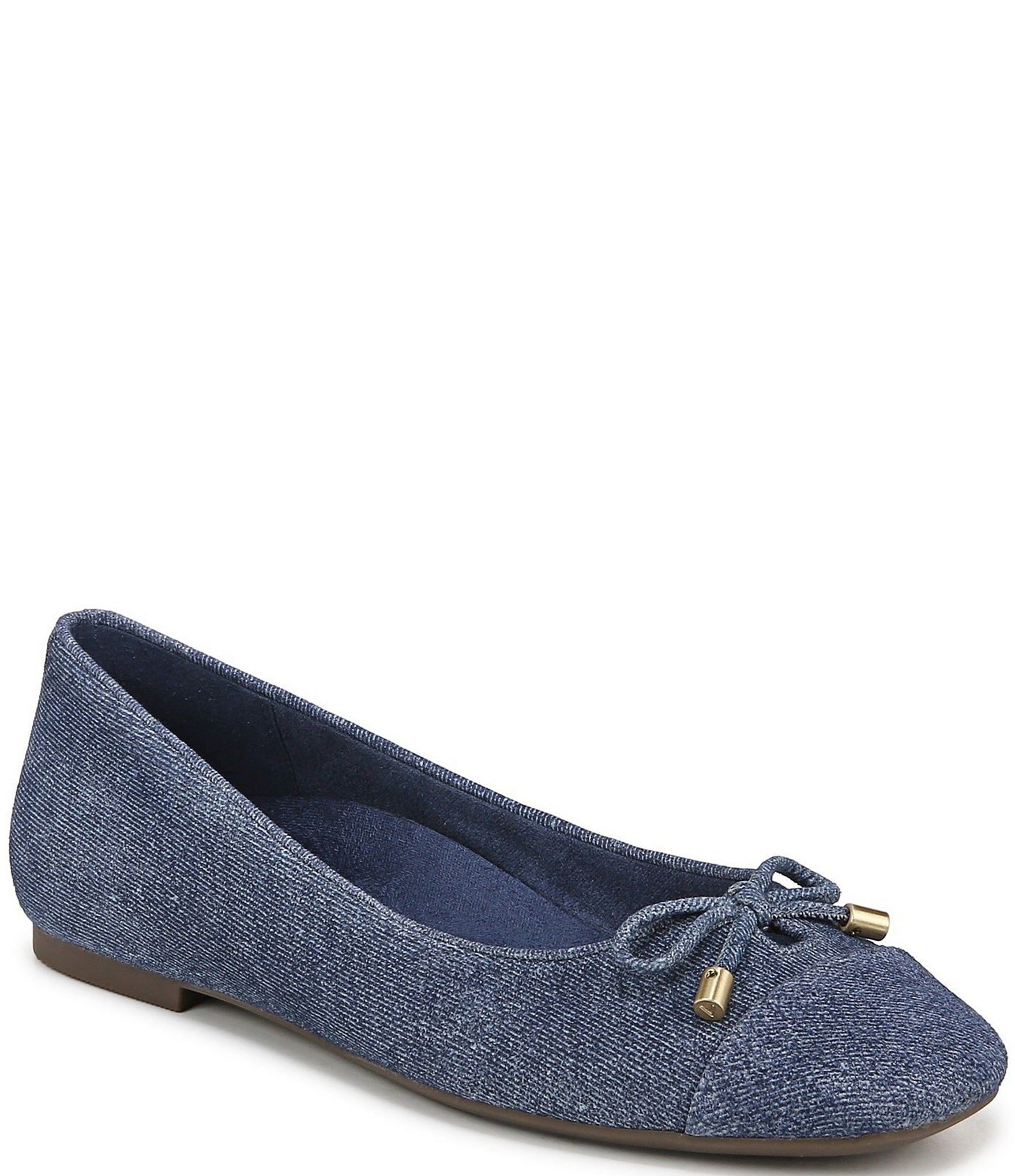 Vionic Klara Bow Detail Suede Ballet Flats | Dillard's